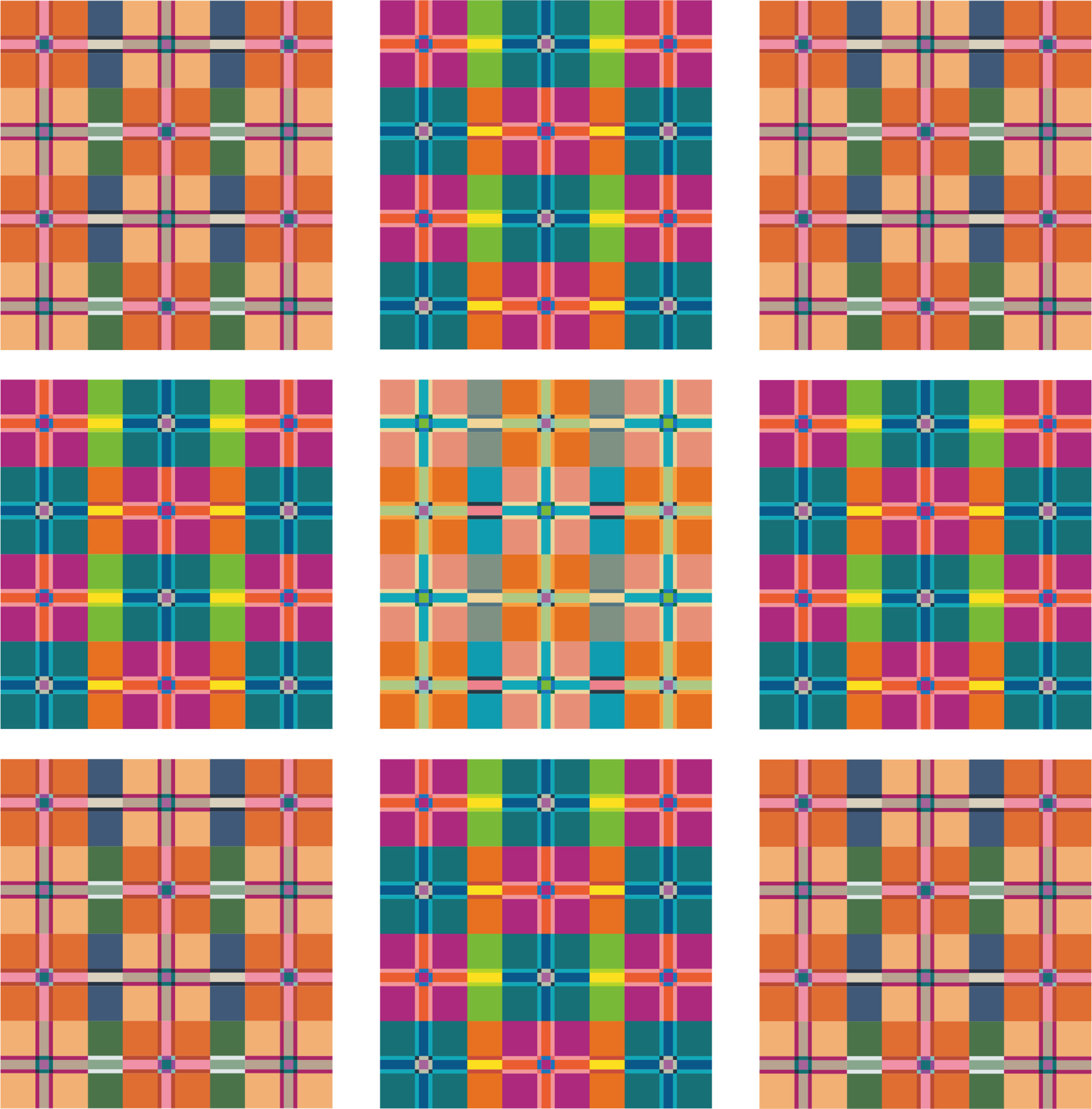 Geometric Square Abstract Background Set Collection 11433122 Vector Art