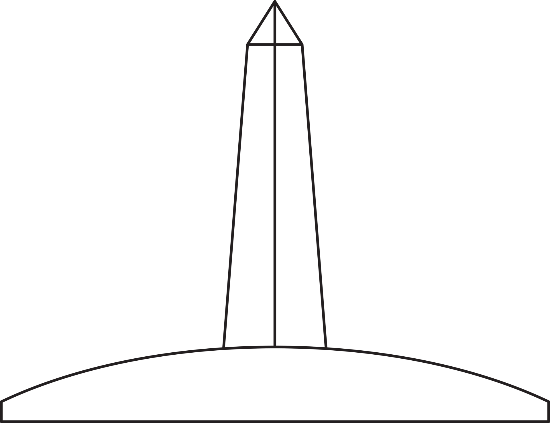 outline drawing of washington dc landmark front elevation view ... outline drawing of washington dc landmark front elevation view ...