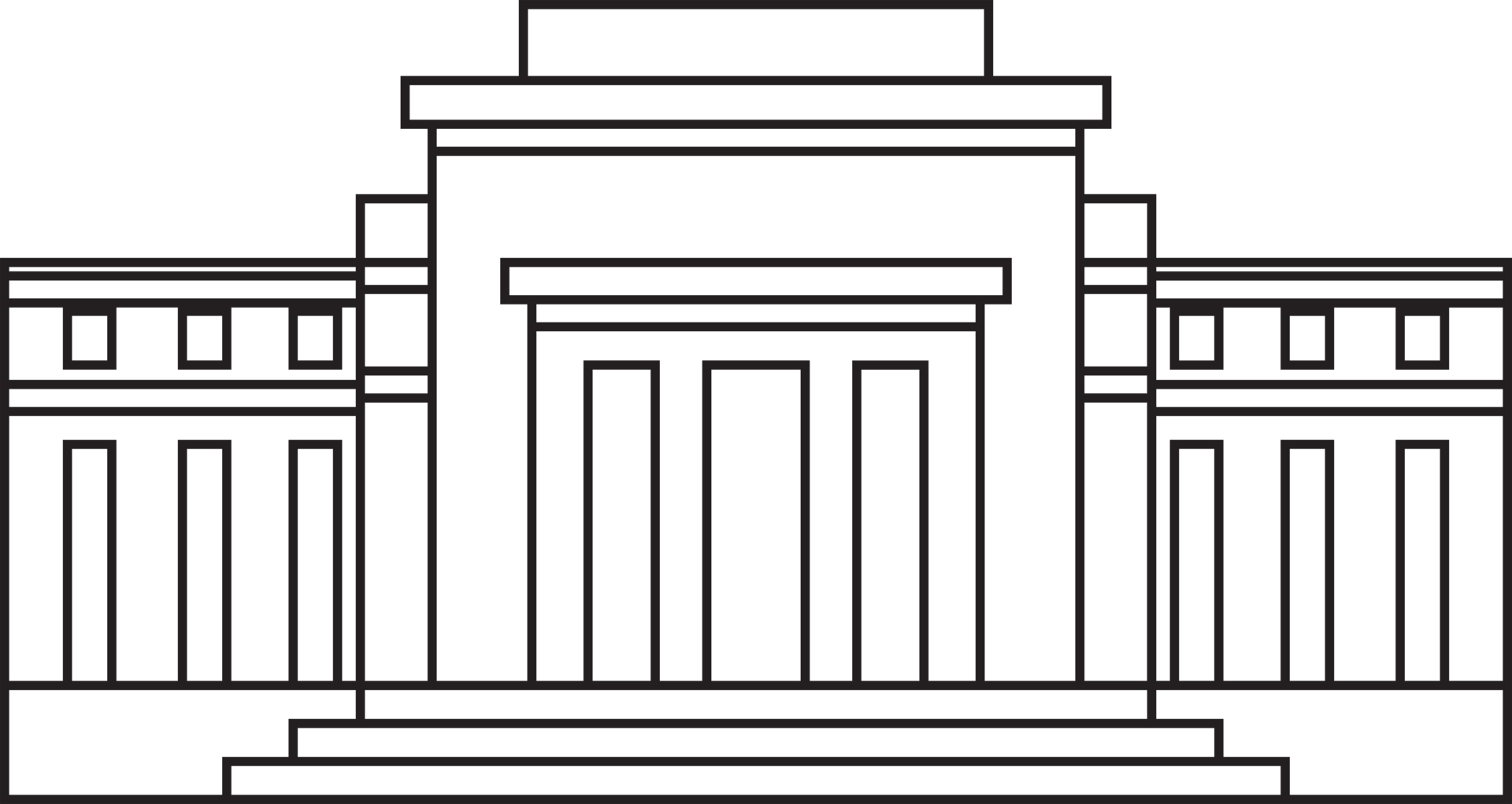 outline drawing of washington dc landmark front elevation view ... outline drawing of washington dc landmark front elevation view ...