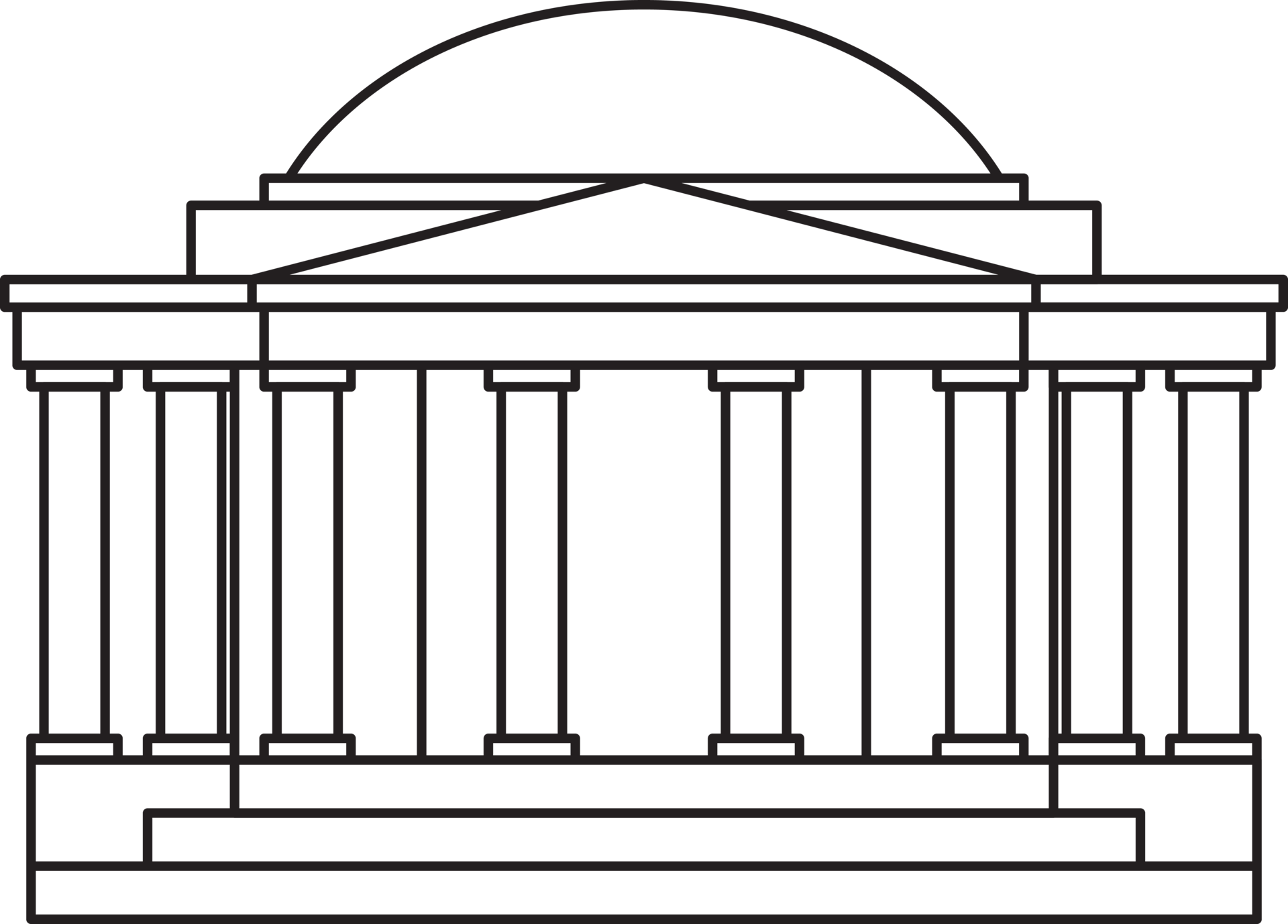 outline drawing of washington dc landmark front elevation view ... outline drawing of washington dc landmark front elevation view ...