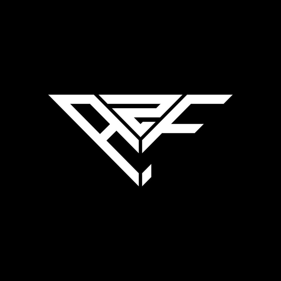 Azf Letter Logo Creative Design With Vector Graphic Azf Simple And Modern Logo In Triangle