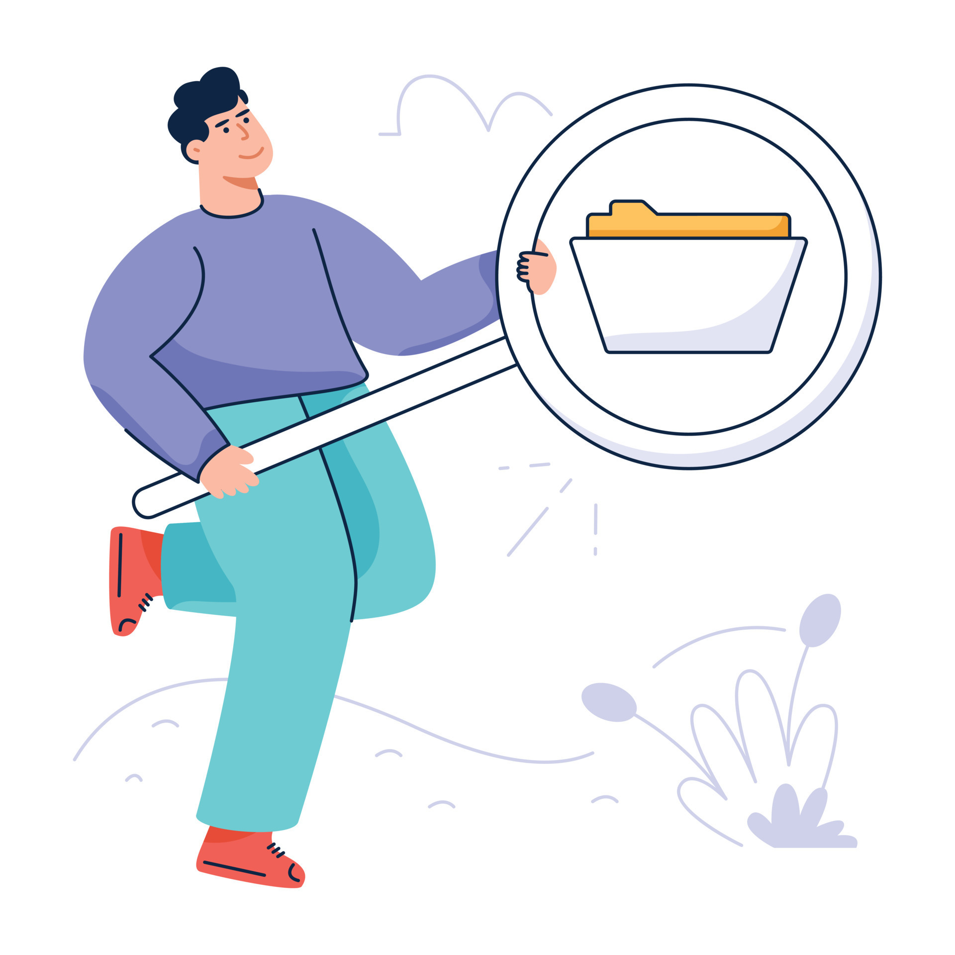 A data search flat vector illustration 11440502 Vector Art at Vecteezy