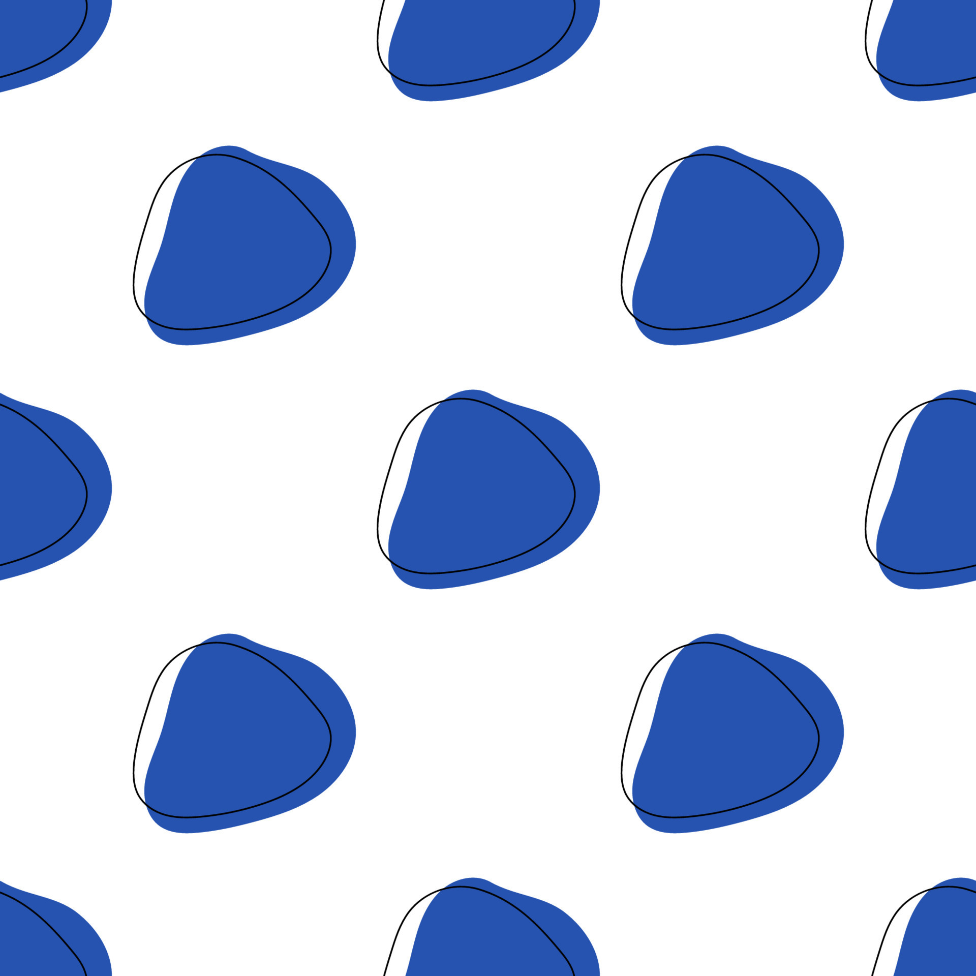 Blob shape abstract seamless pattern 11442856 Vector Art at Vecteezy