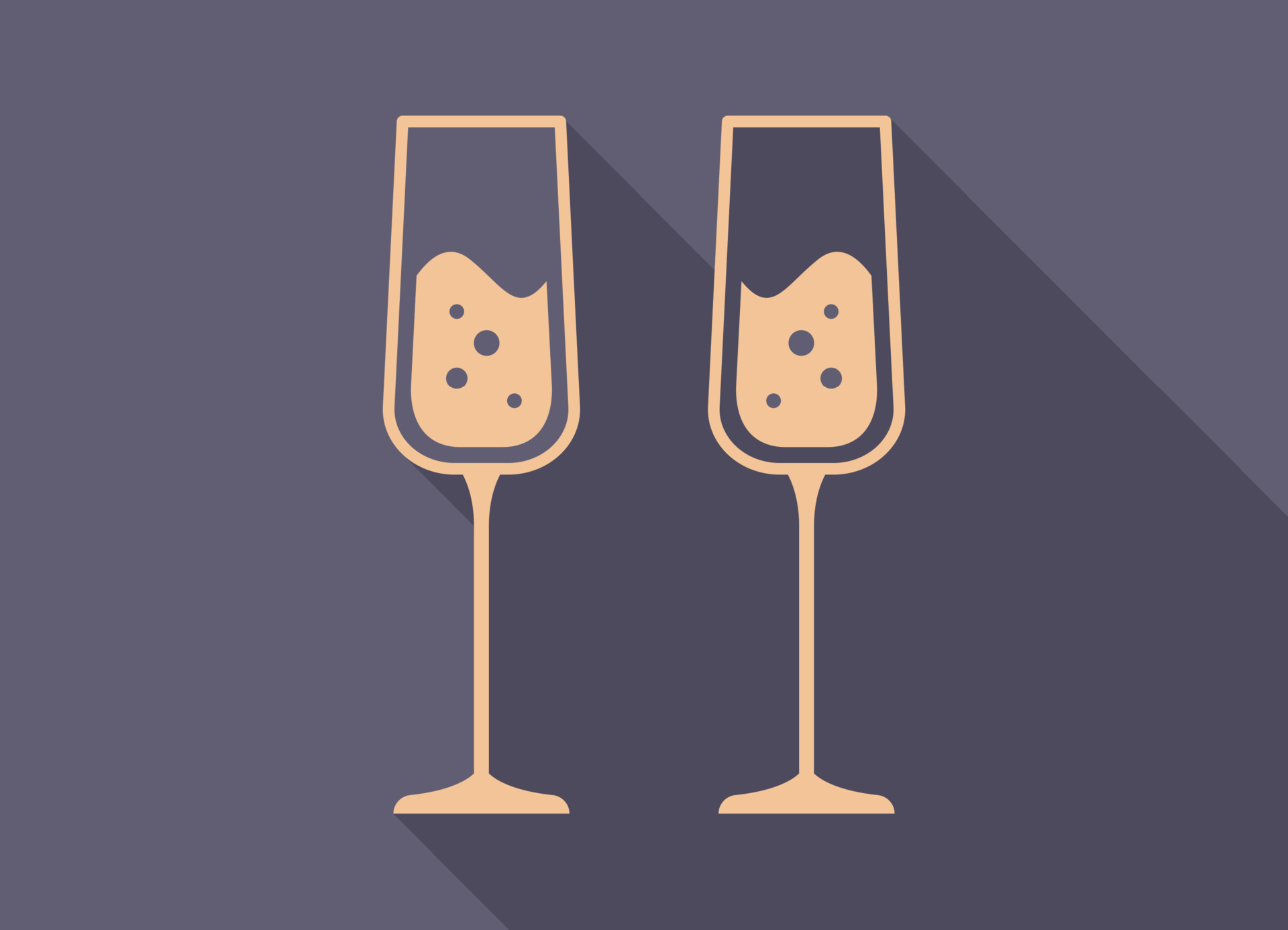 Abstract glasses of champagne, new year holiday - Vector 11448556 ... Abstract glasses of champagne, new year holiday - Vector 11448556 ...