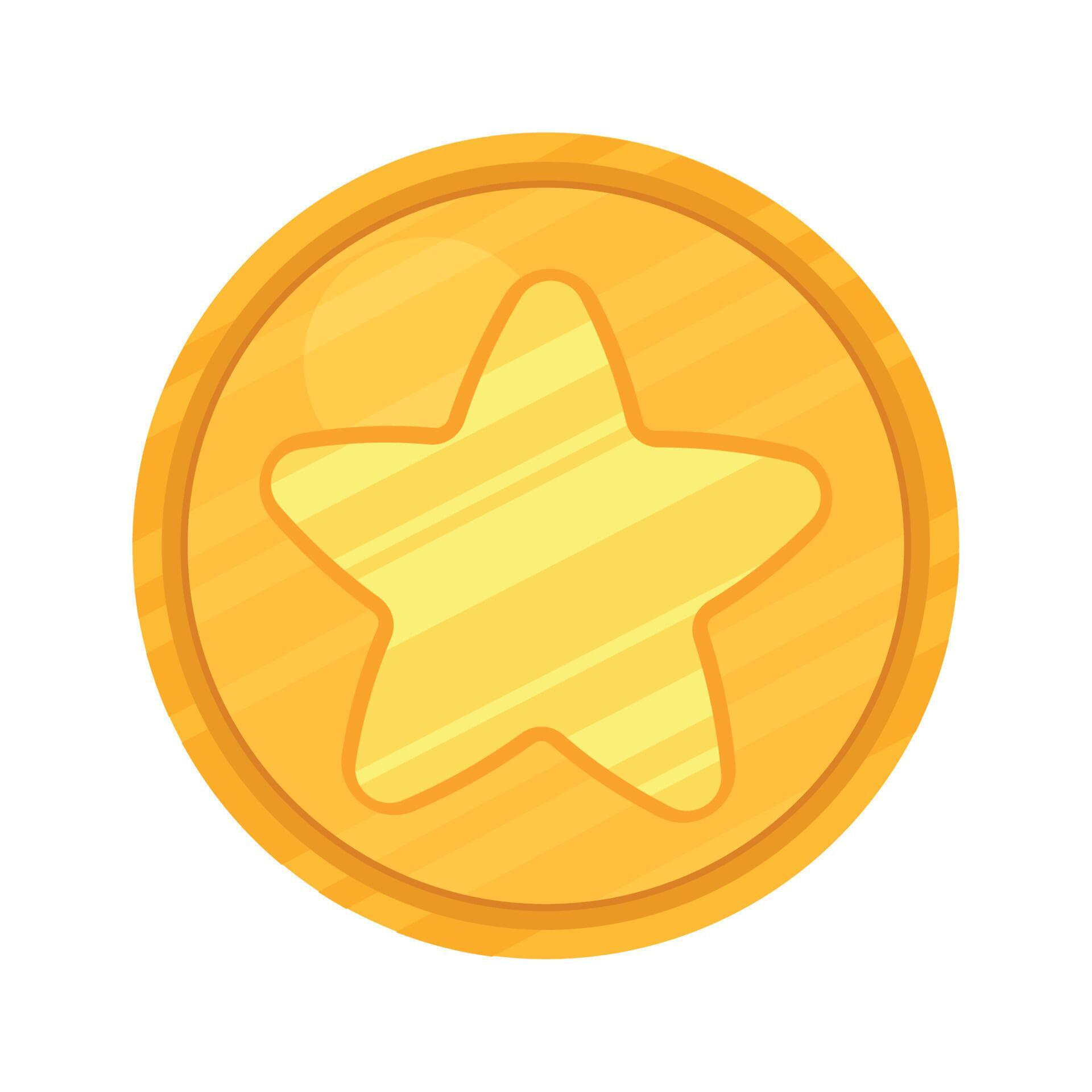golden star button 11450853 Vector Art at Vecteezy
