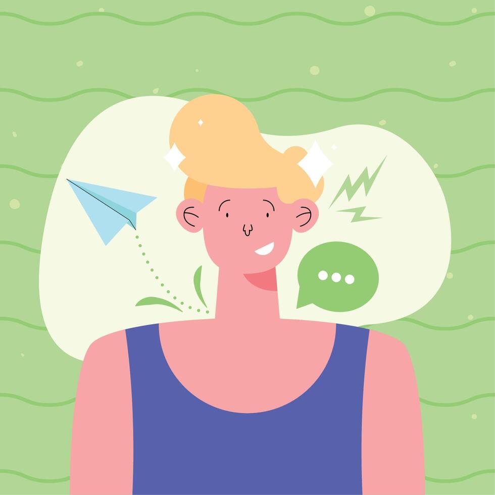 Guy Social Media 11454258 Vector Art At Vecteezy