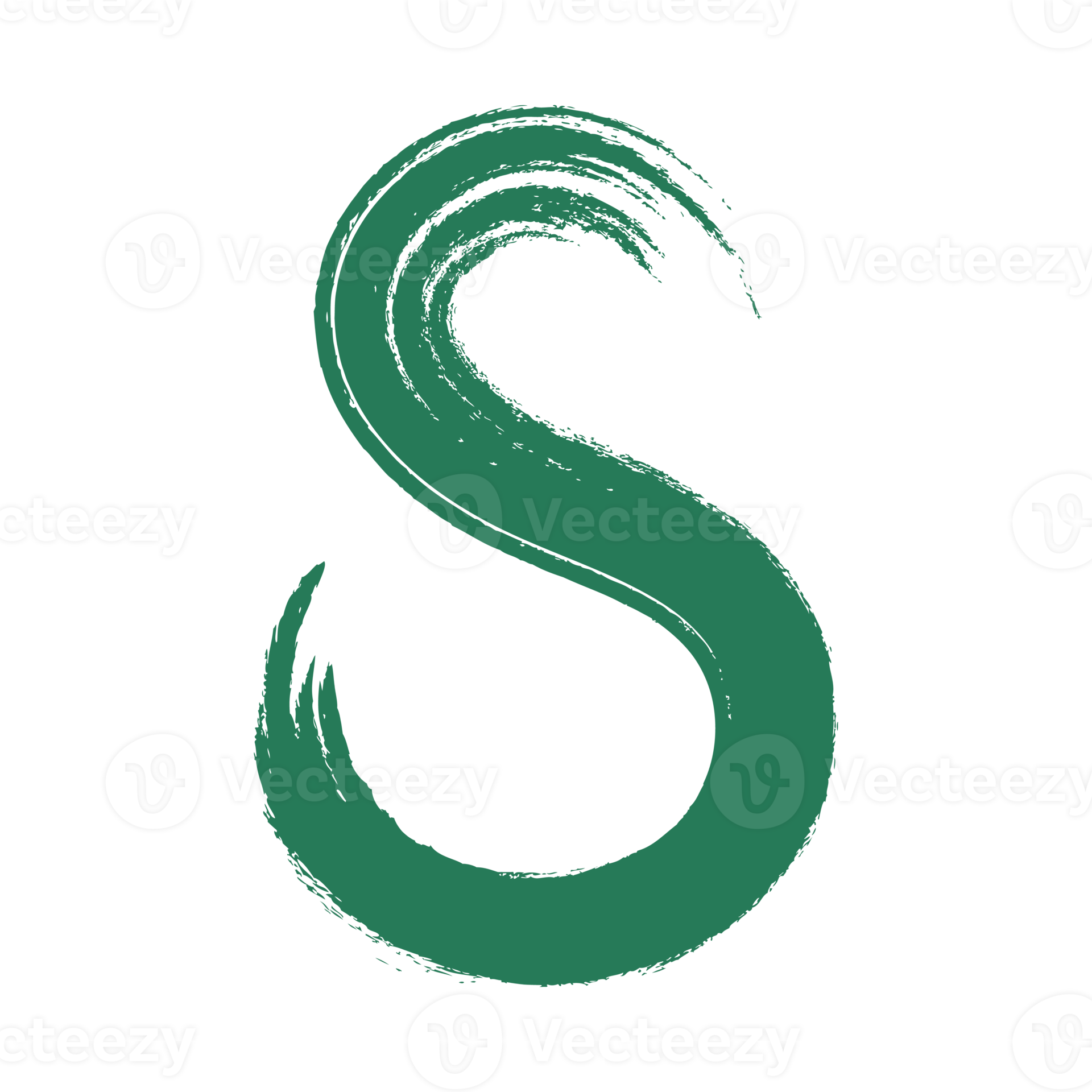 Letter S Alphabet in Brush Style 11459045 PNG