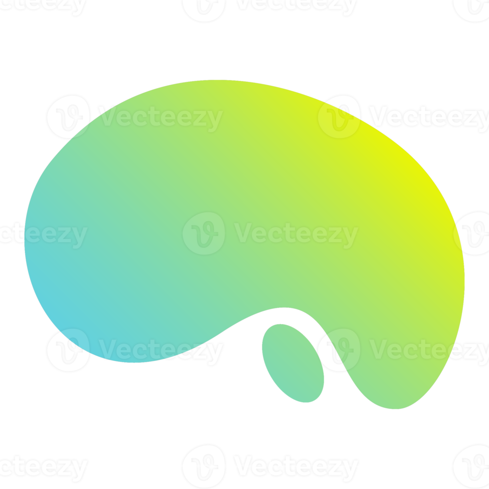 Abstract Gradient Blob Shape 11459112 PNG