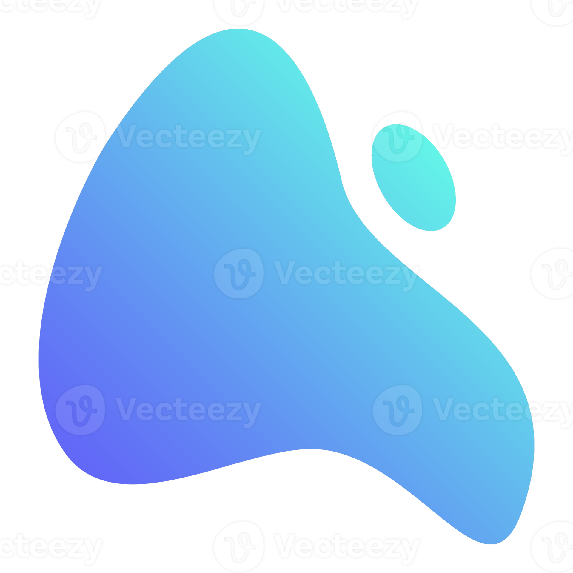 Abstract Gradient Blob Shape 11459200 PNG