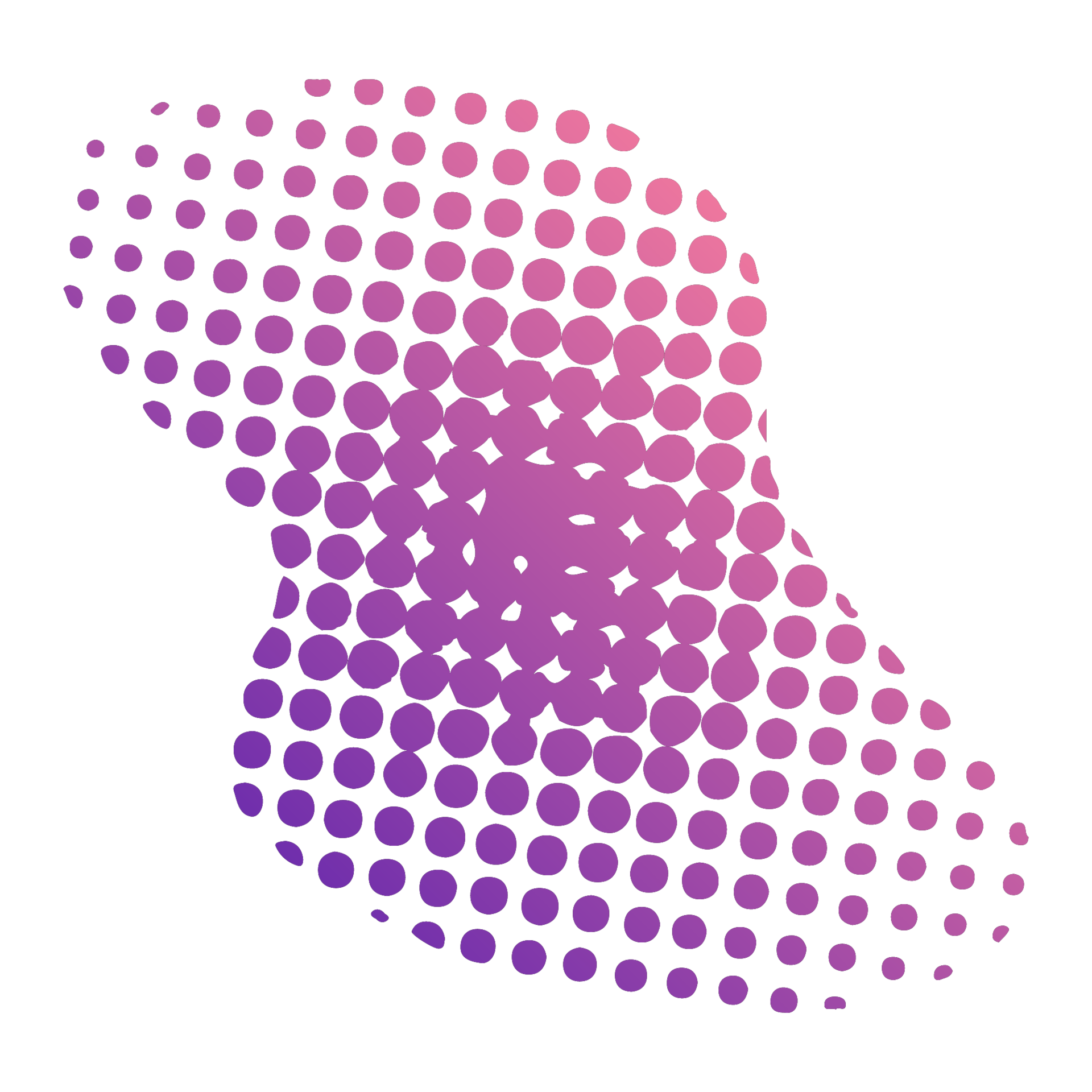 Blob Shape Gradient Halftone 11459241 PNG
