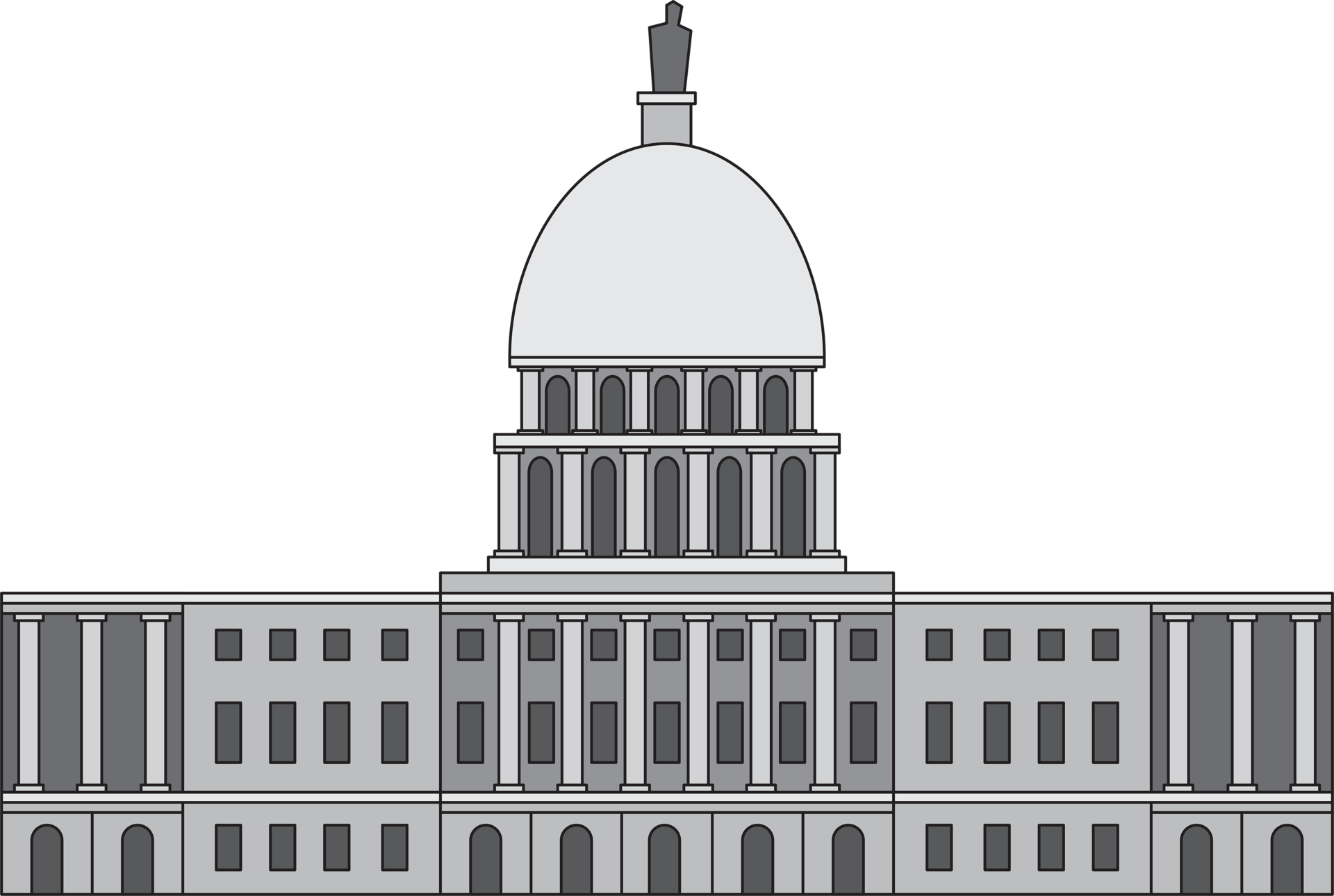 outline drawing of washington dc landmark front elevation view ... outline drawing of washington dc landmark front elevation view ...