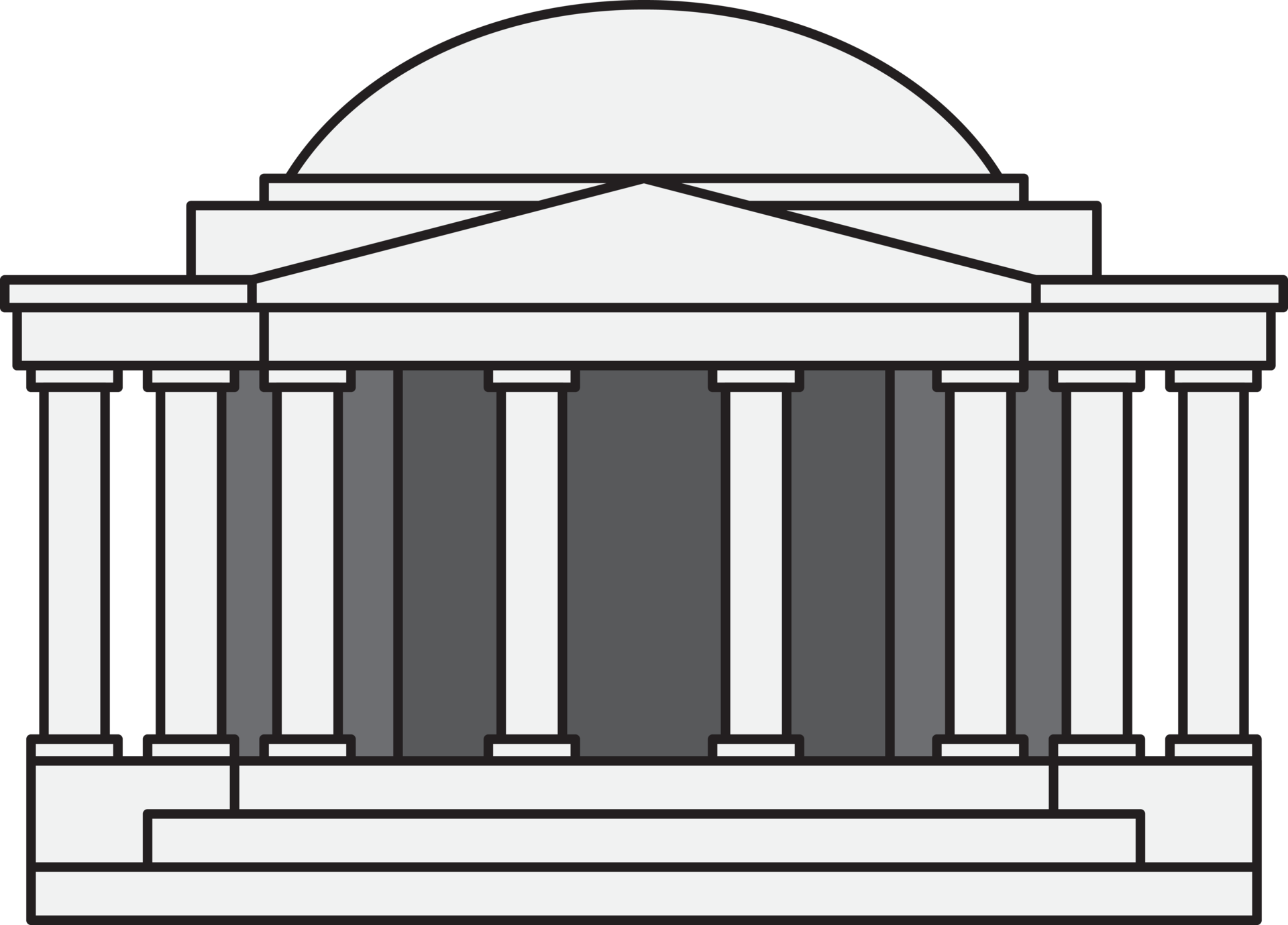 outline drawing of washington dc landmark front elevation view ... outline drawing of washington dc landmark front elevation view ...