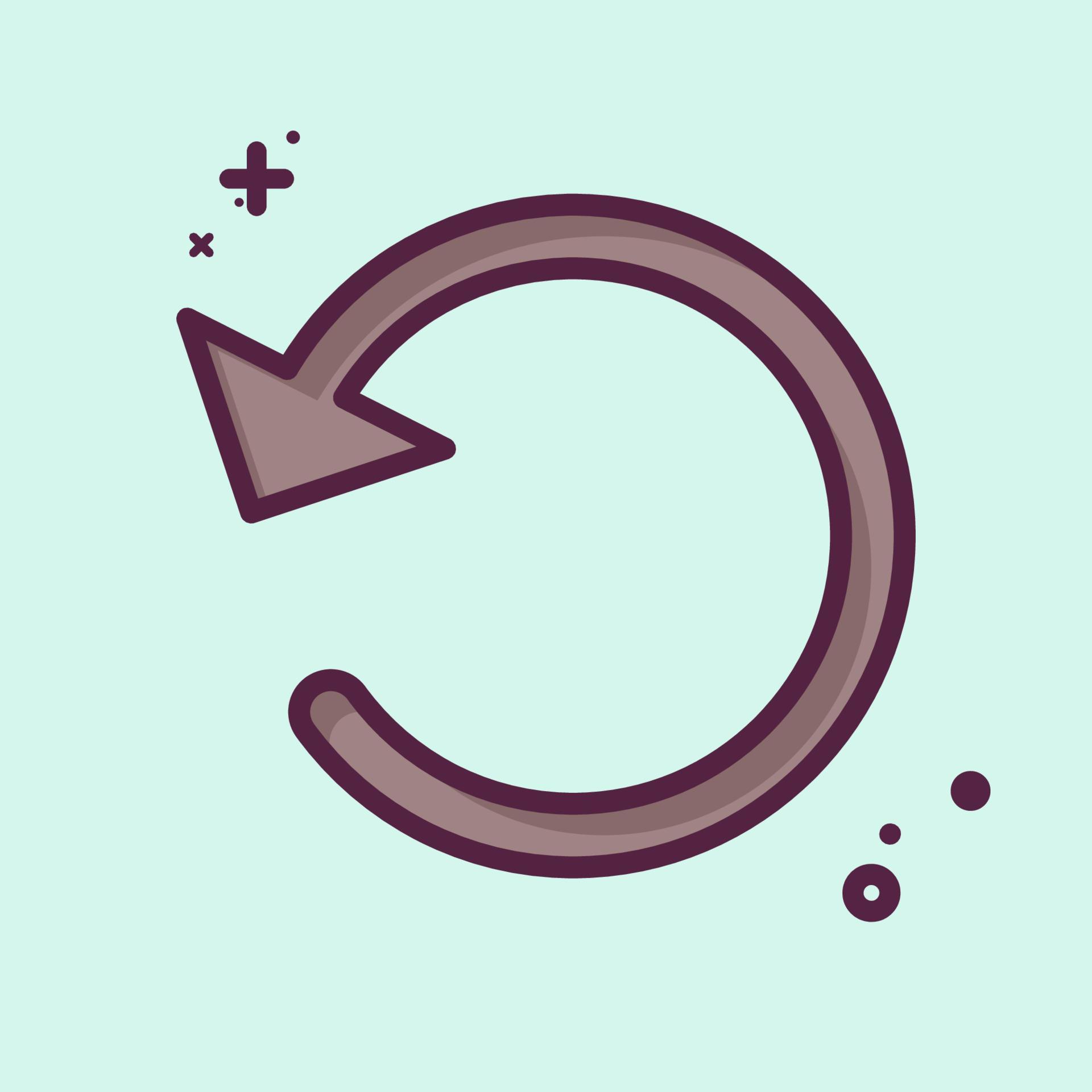 Icon Rotate Related To Graphic Design Tools Symbol Mbe Style Simple Design Editable Simple