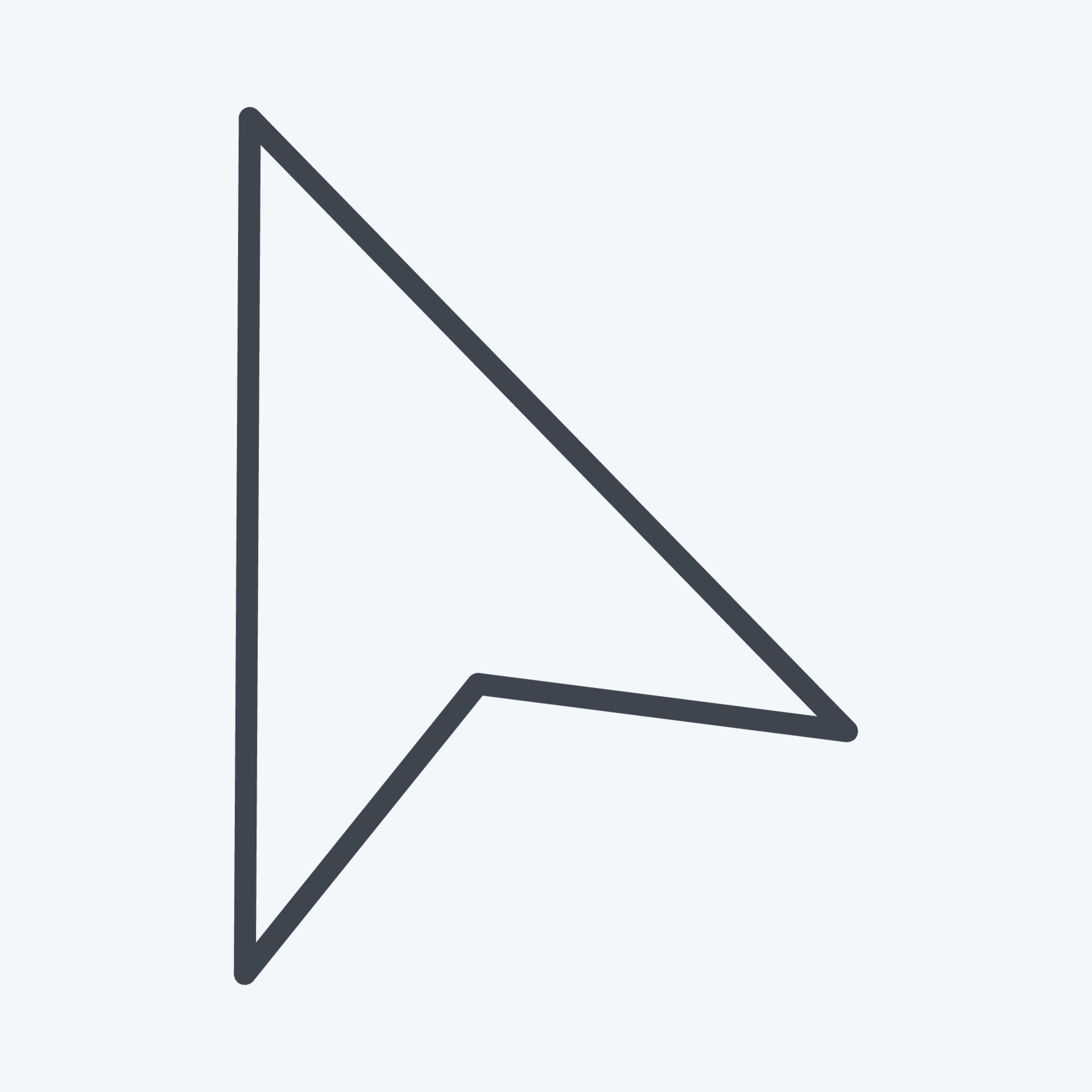 Icon Selector Related To Graphic Design Tools Symbol Line Style Simple Design Editable