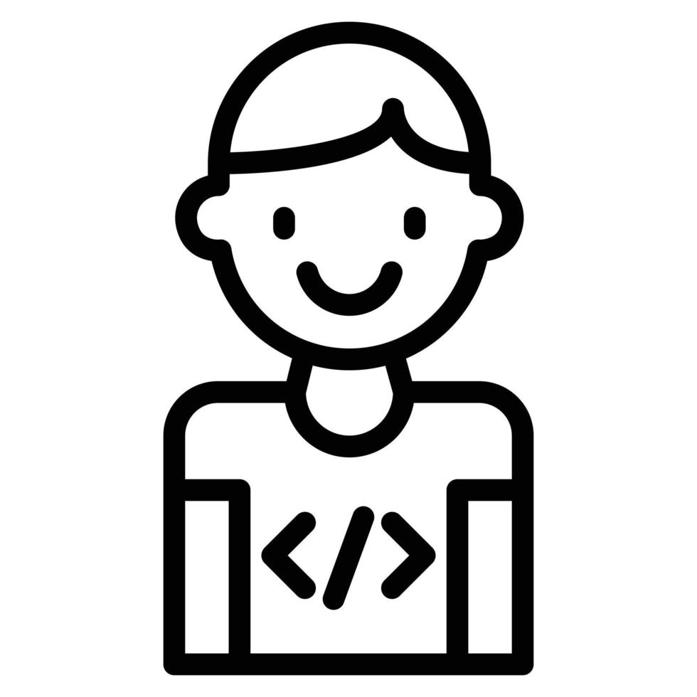 child icon line vector illustration 11464286 Vector Art at Vecteezy