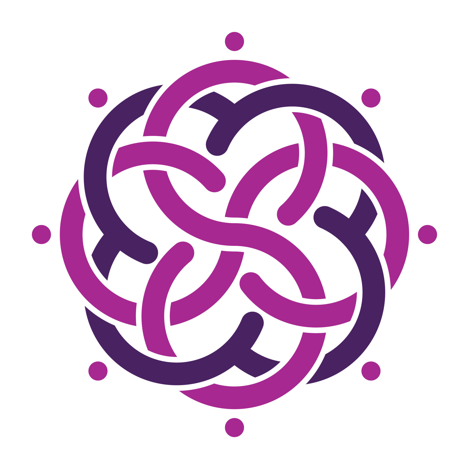 Purple Interlocking Vector Icon Illustration 11469919 Vector Art At Vecteezy