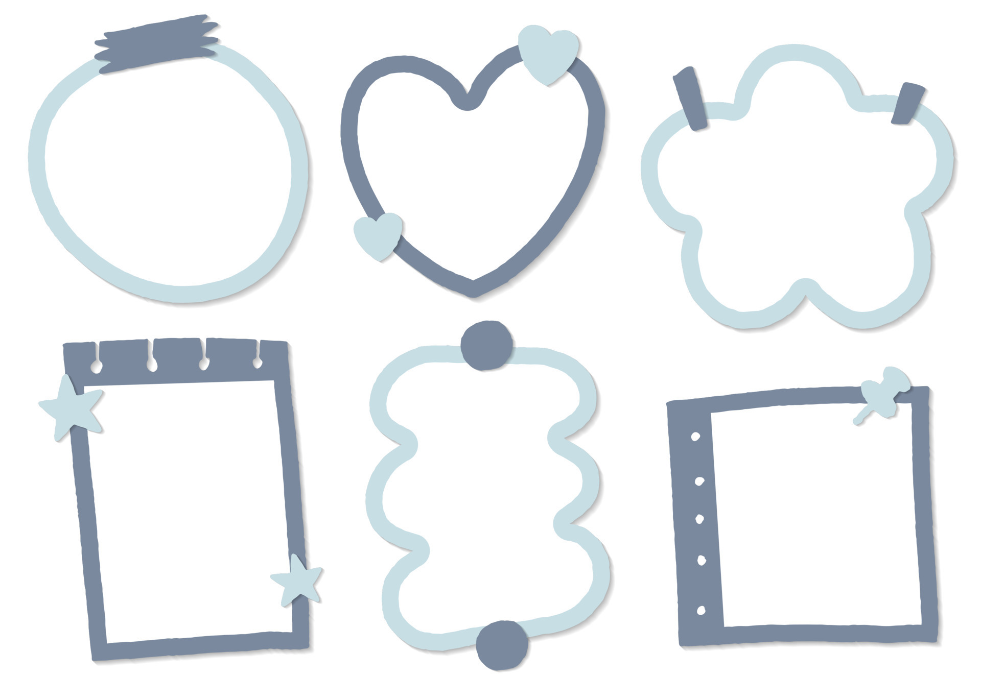 Cute Grey Gray border memo abstract texture pattern heart circle flower ... Cute Grey Gray border memo abstract texture pattern heart circle flower ...