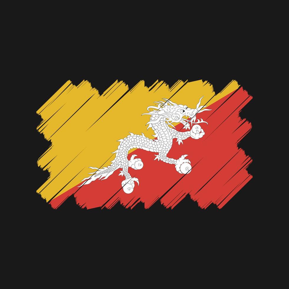 Bhutan Flag Vector Design. National Flag 11473070 Vector Art at Vecteezy