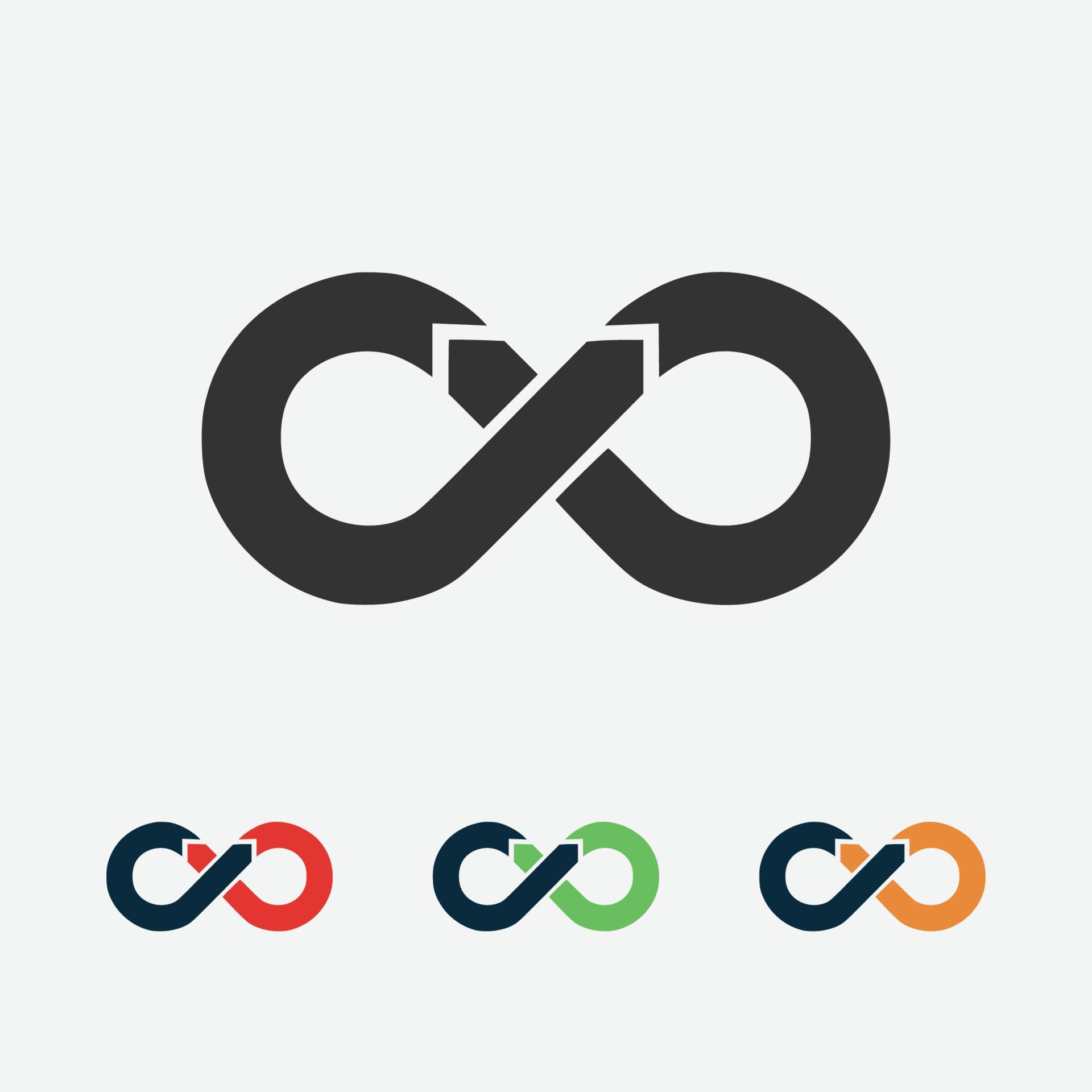 Devops icon. Development icon vector. Devops vector illustration on ... Devops icon. Development icon vector. Devops vector illustration on ...