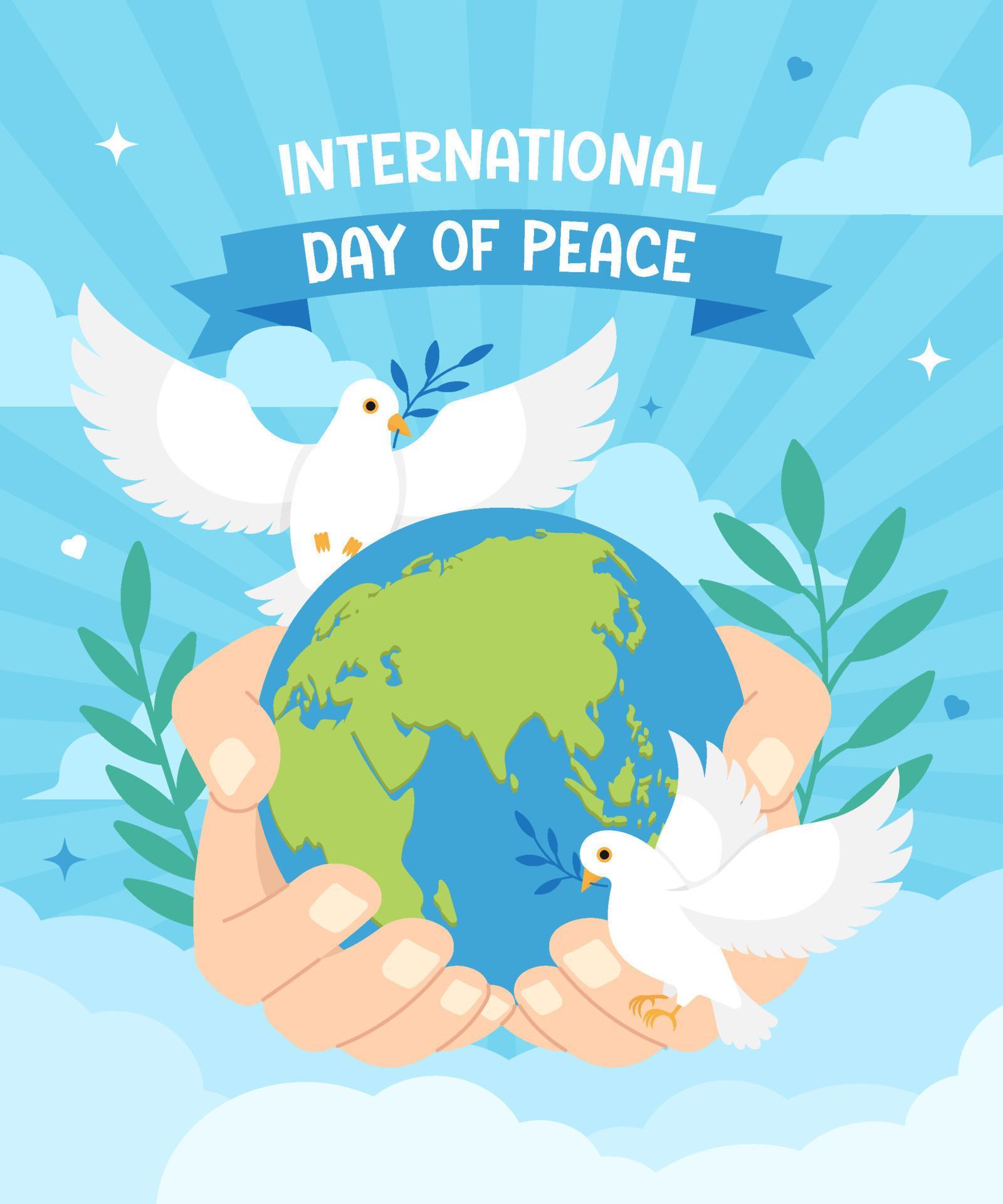International Day of Peace Poster Concept 11481186 Vector Art at Vecteezy