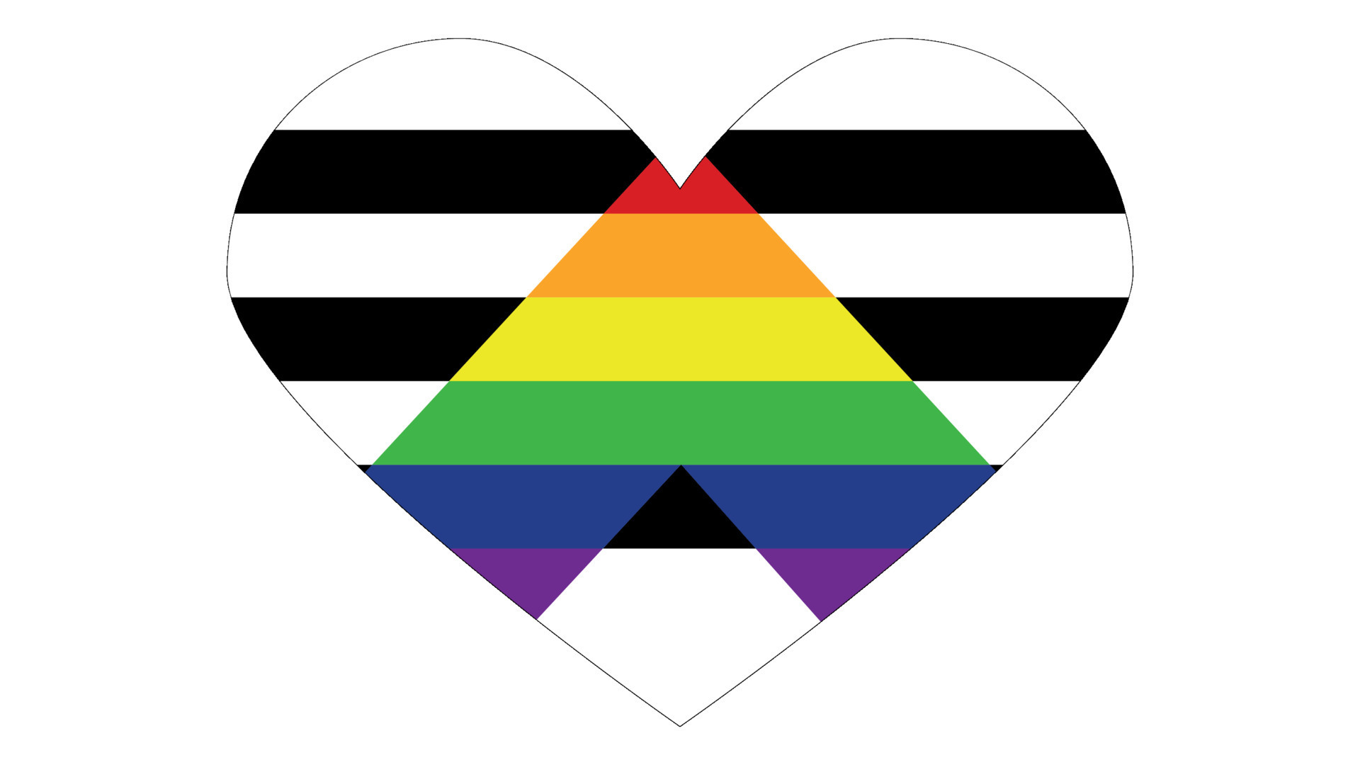 Straight Allies pride flag. LGBT community flag. 11481249 Vector Art at ...