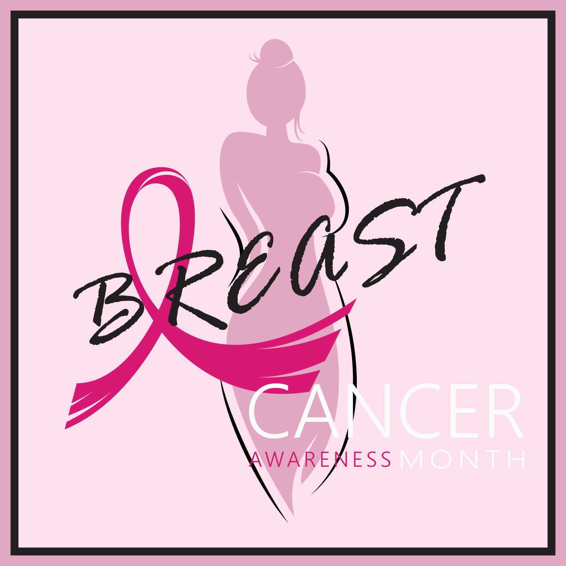 Breast Cancer Awareness Banner Breast Cancer Awareness Month Simple