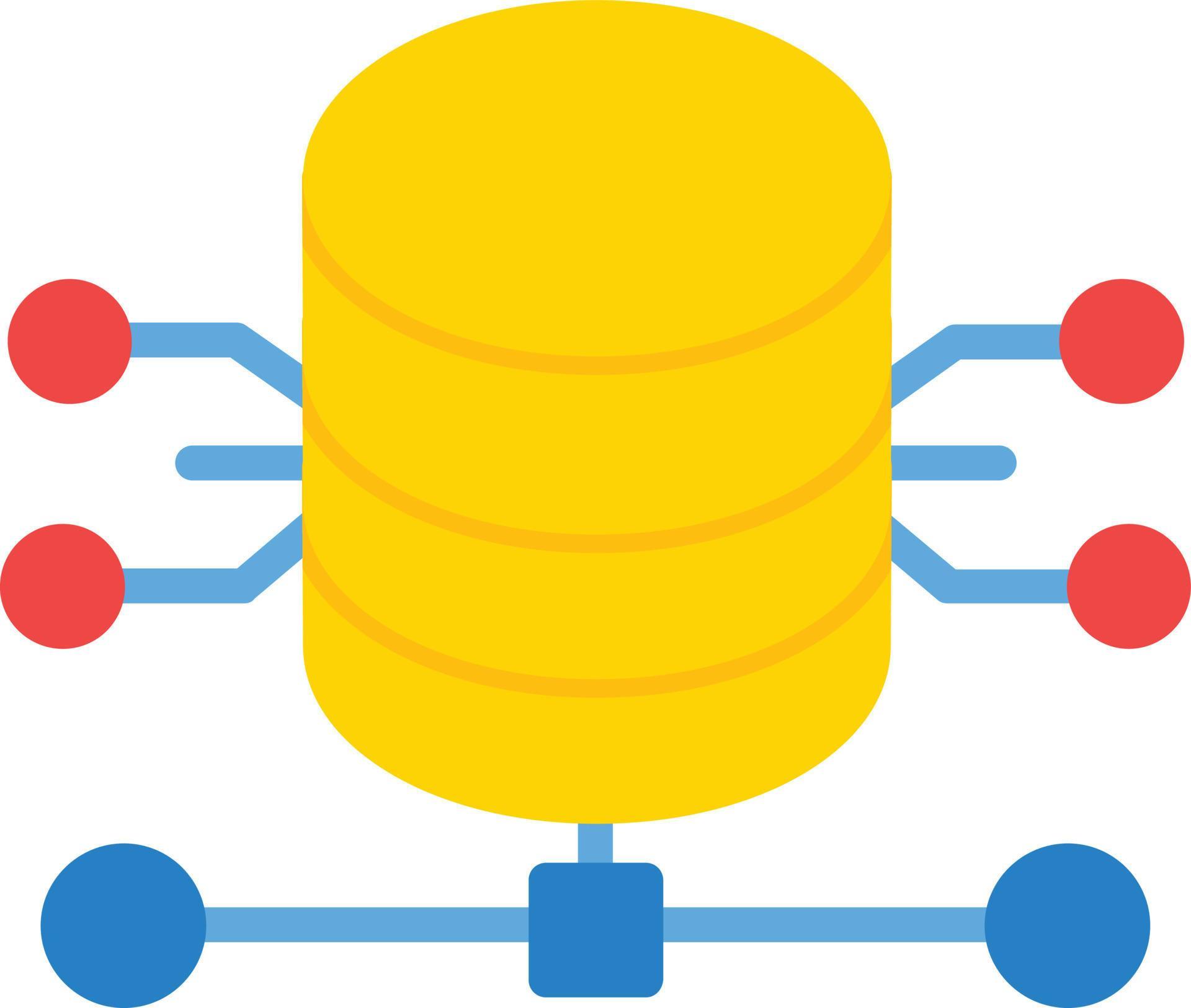 Data Base Flat Icon 11485259 Vector Art at Vecteezy