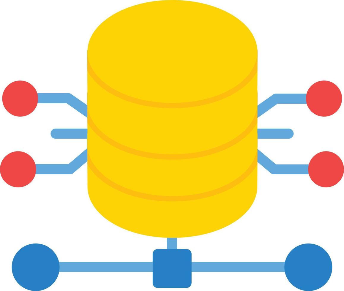 Data Base Flat Icon 11485259 Vector Art at Vecteezy