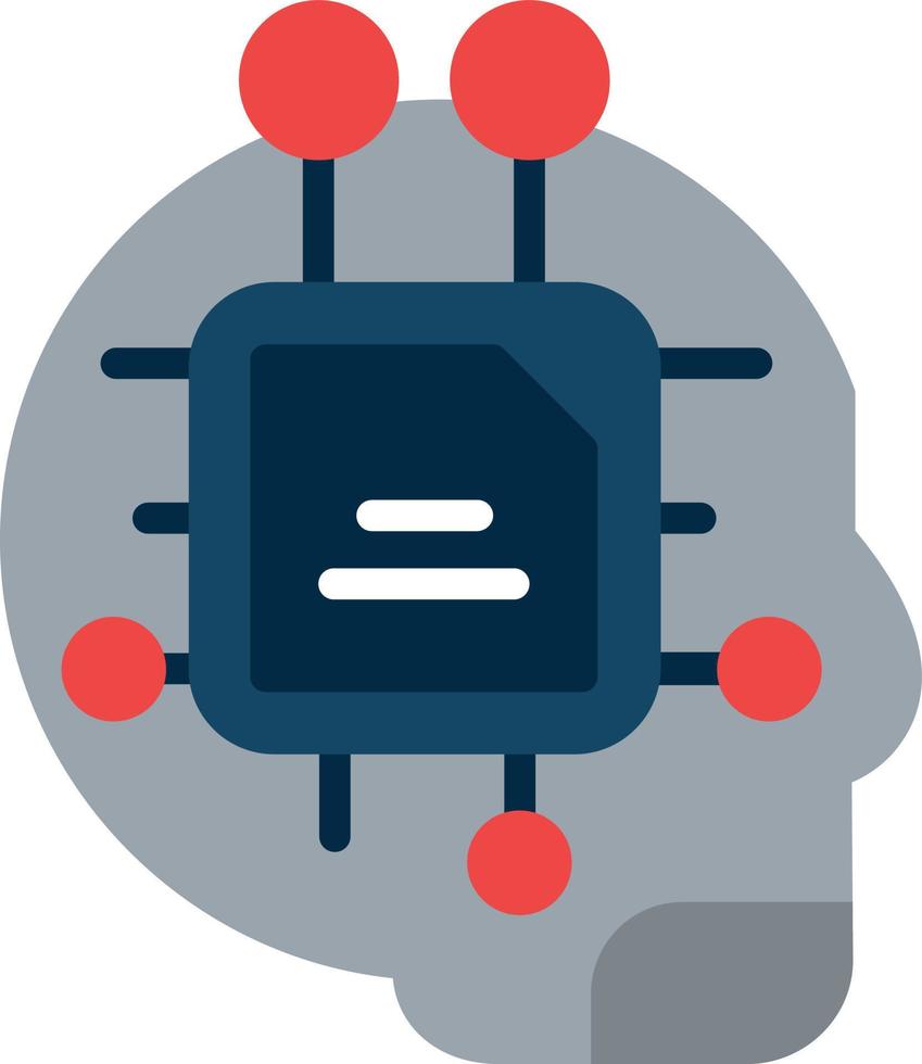 Robot Flat Icon 11485391 Vector Art at Vecteezy