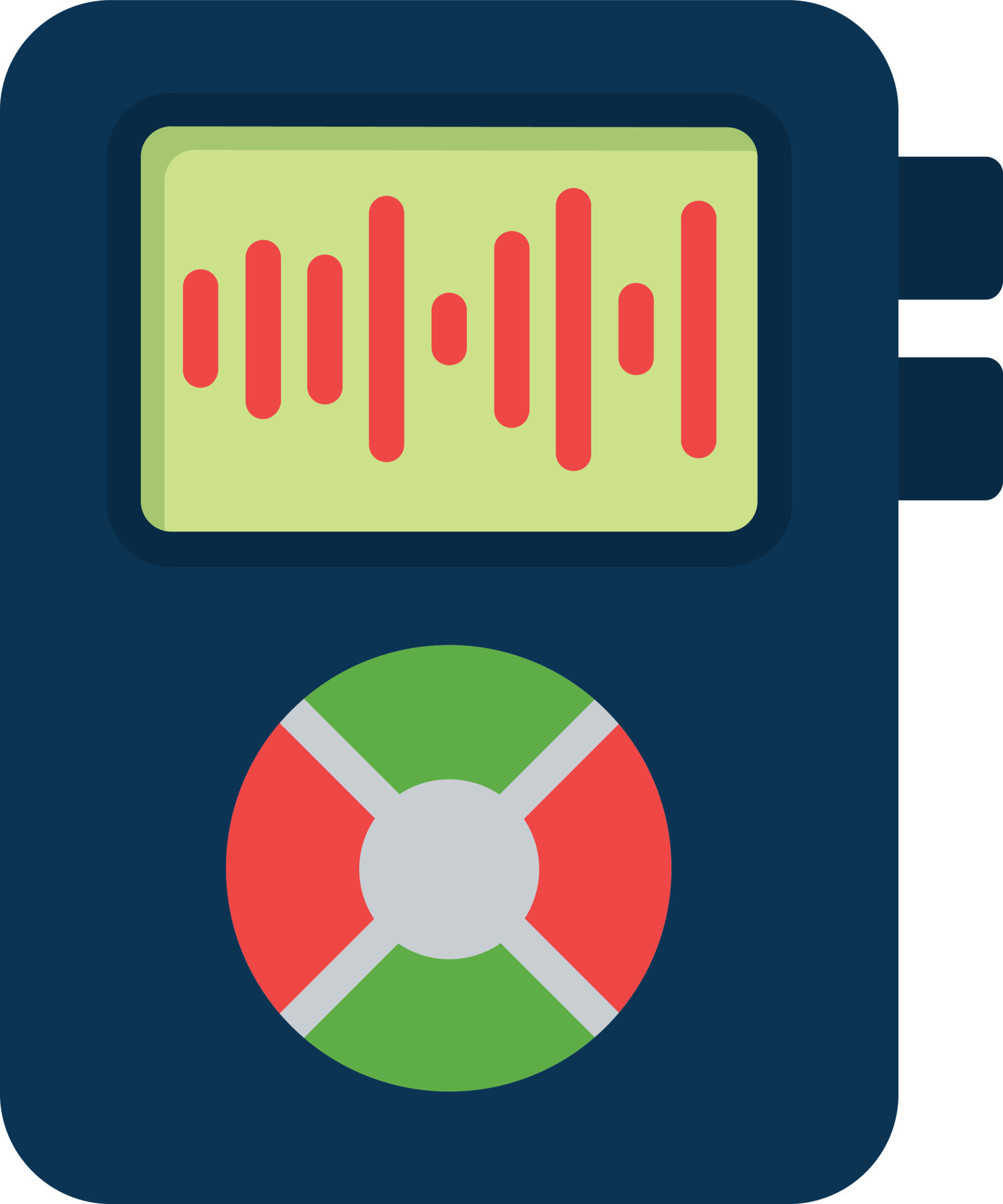 Voice Recorder Flat Icon 11485674 Vector Art at Vecteezy