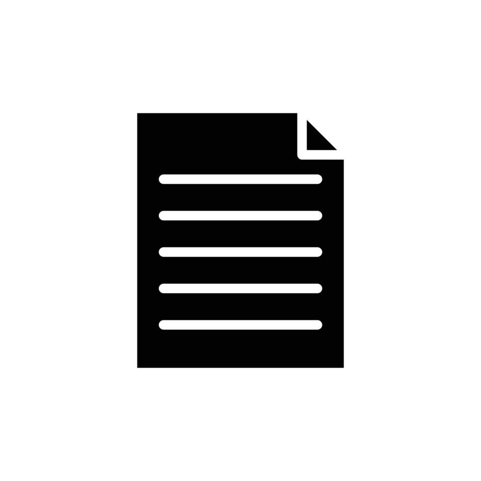 document icon vector design template 11485867 Vector Art at Vecteezy