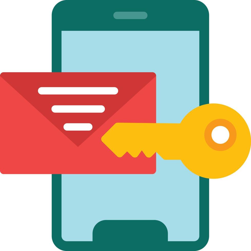 Authentication Flat Icon 11486120 Vector Art at Vecteezy