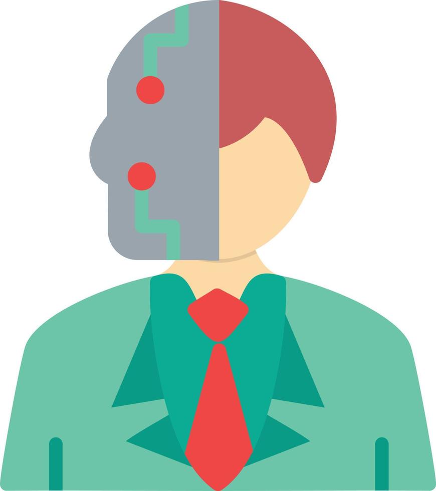 Robot Flat Icon 11486130 Vector Art at Vecteezy