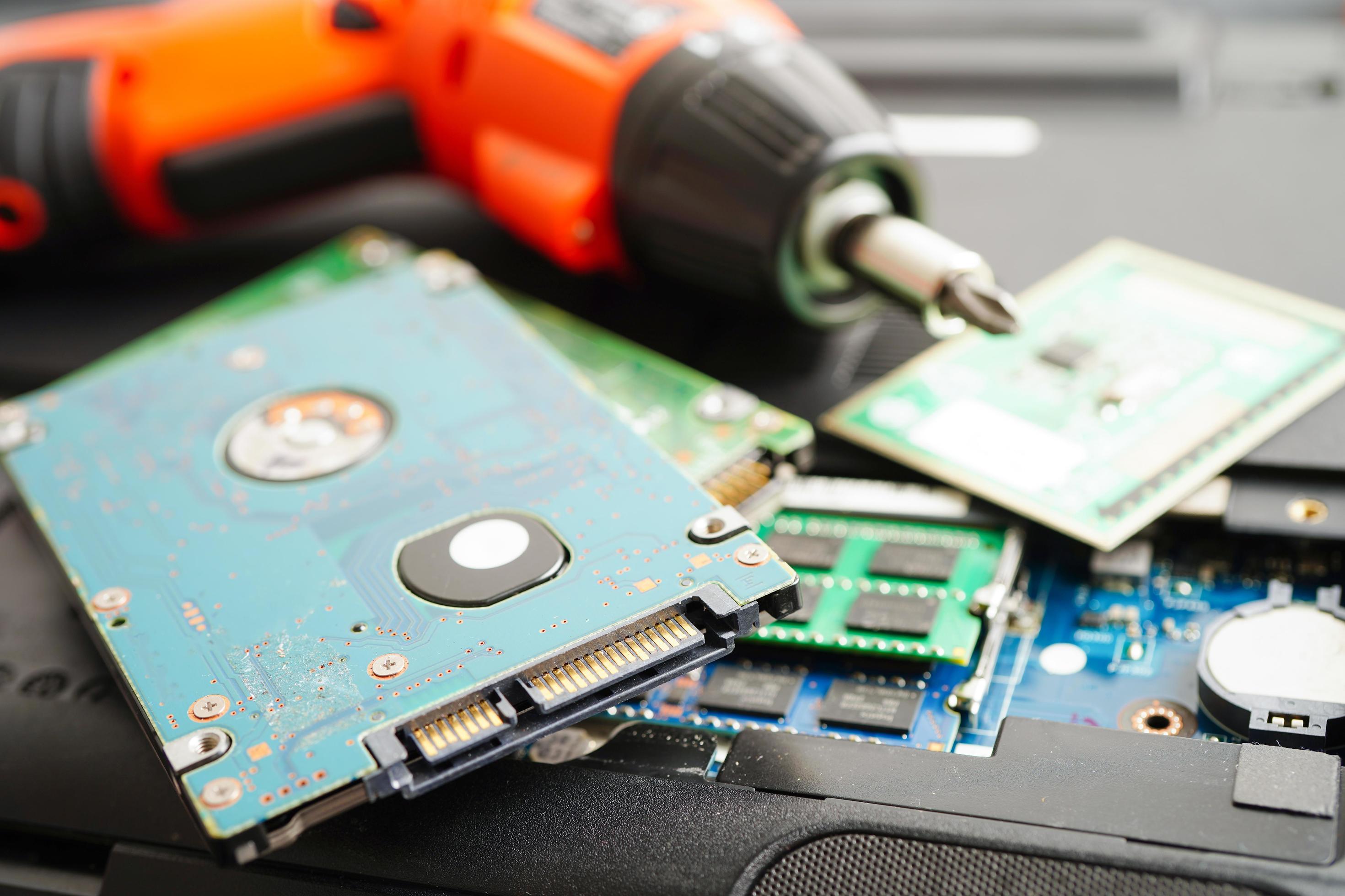 Central Processing Unit, CPU chip processor of computer mainboard ...