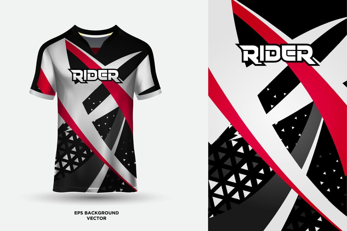 Futuristic T Shirt Jersey Design Suitable For Sports Racing Soccer