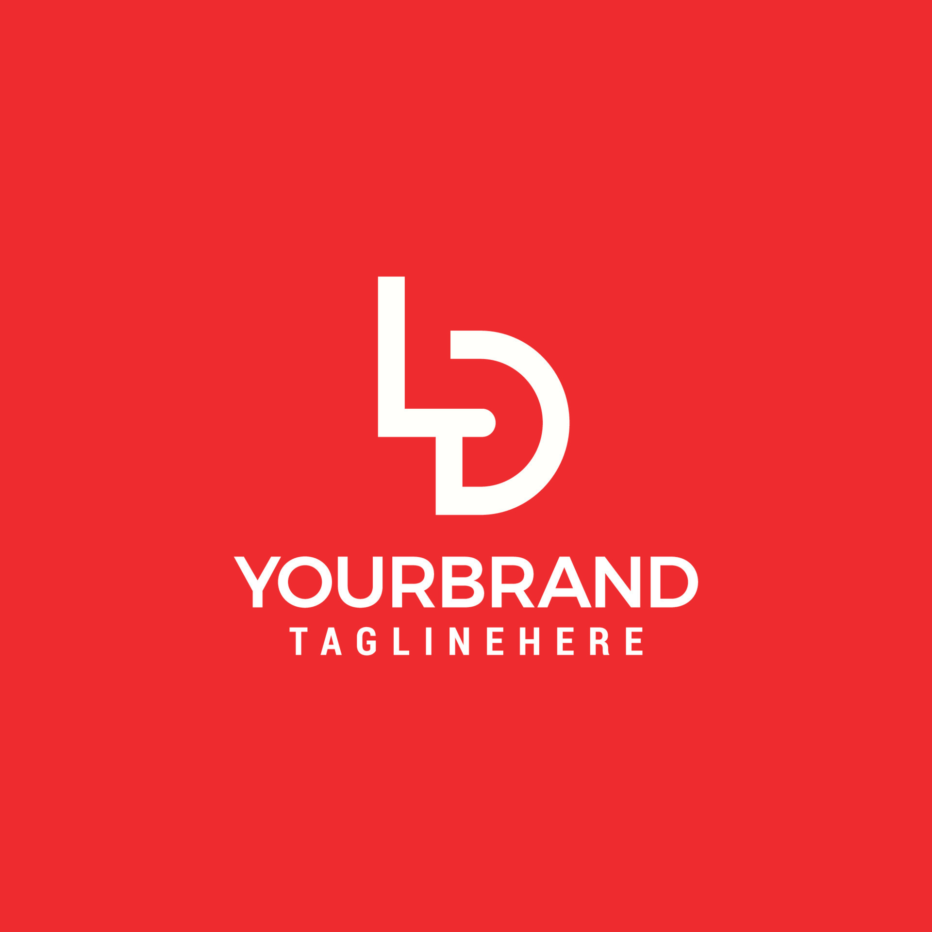 Ld Logo Design Initial Based Ld Monogram Design Vector 11494383 Vector Art At Vecteezy