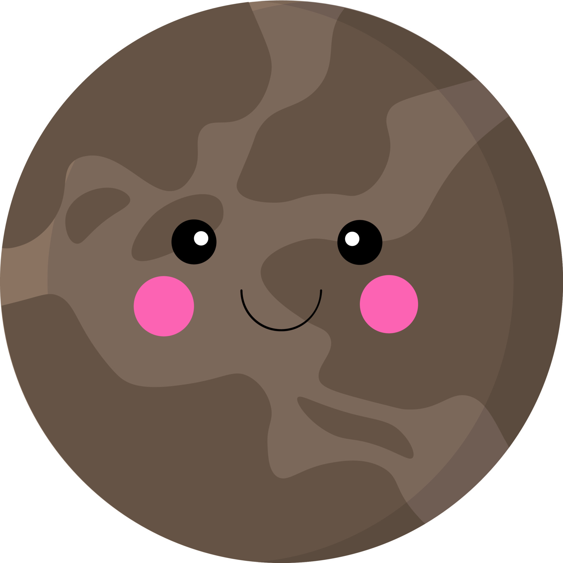 Cartoon planet vector. full color planet illustration 11498458 Vector ...