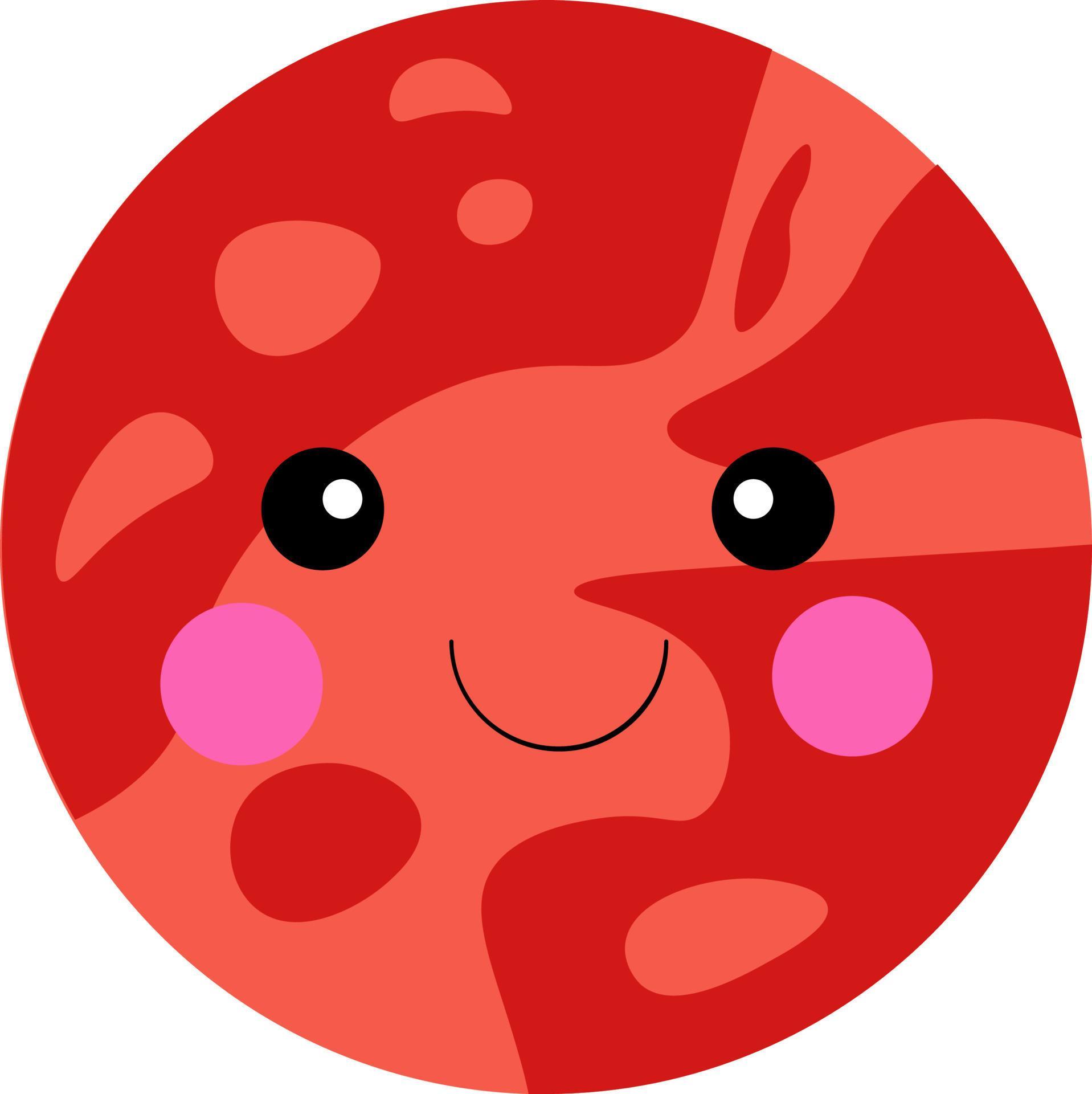 Cartoon planet vector. full color planet illustration 11498462 Vector ...