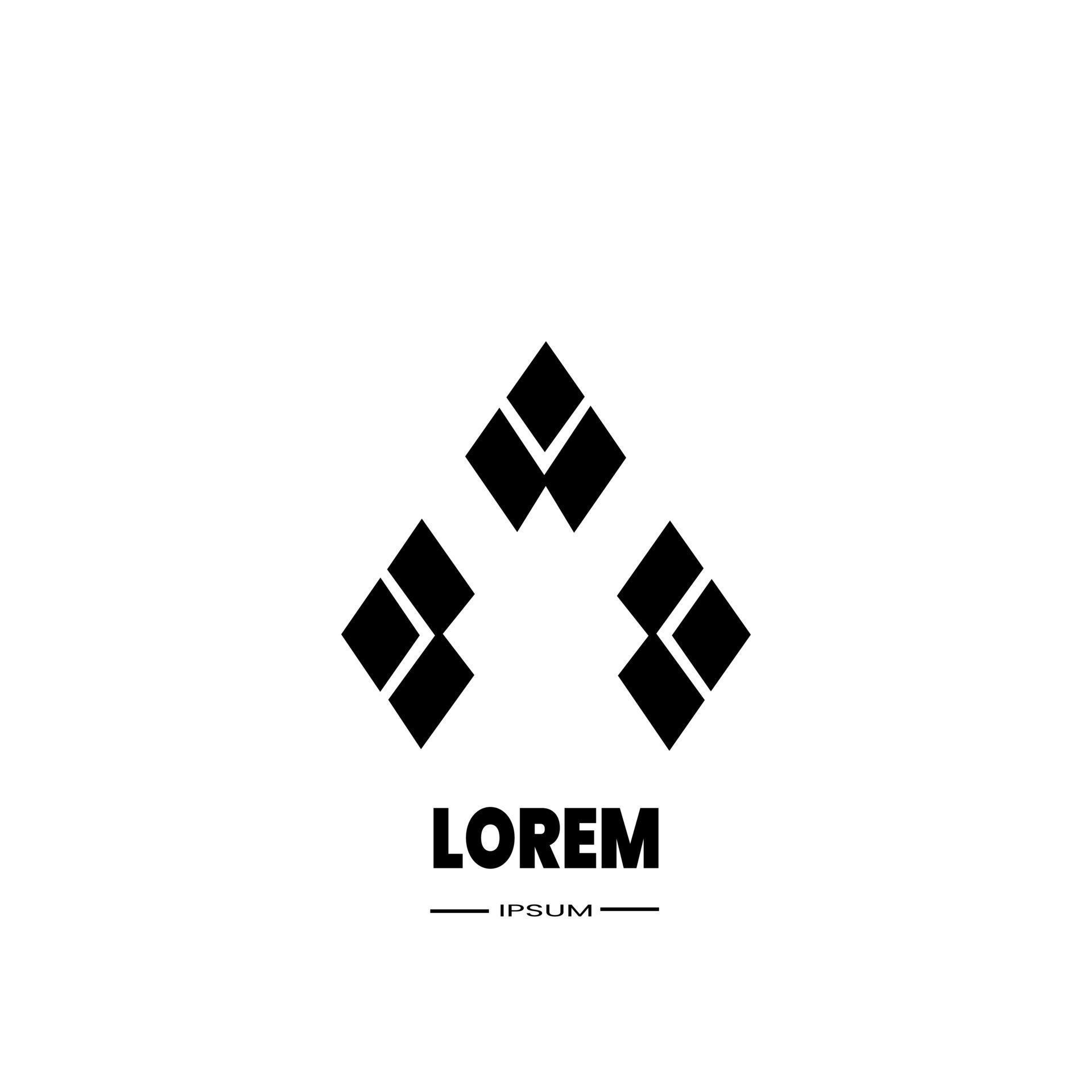 Abstract Logo Simple Design Vector Illustrator 11498736 Vector Art at ...