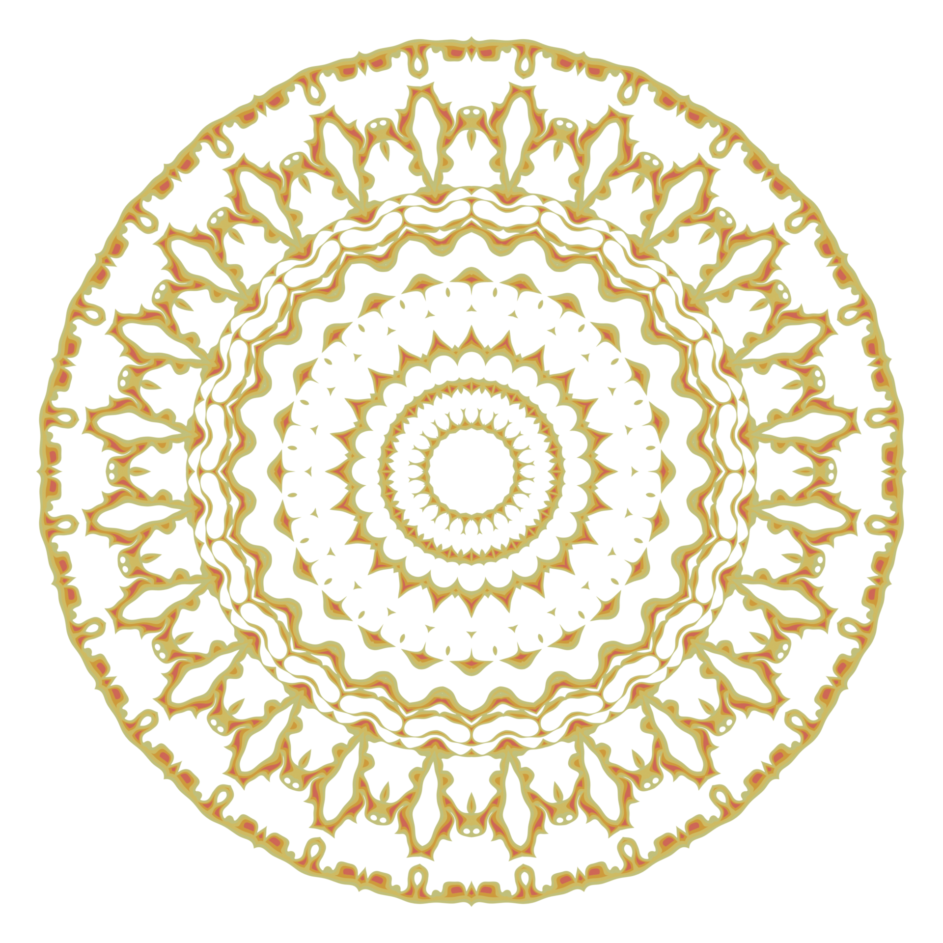Mandala Circle Ornament 11501082 Png