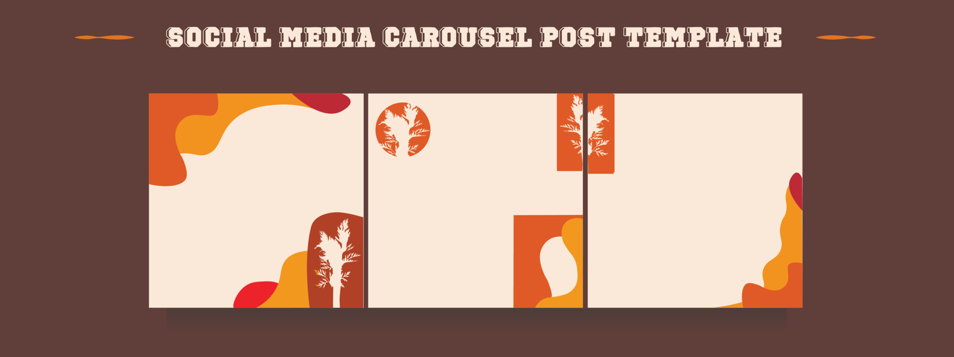 Social media carousel post template 11505463 Vector Art at Vecteezy