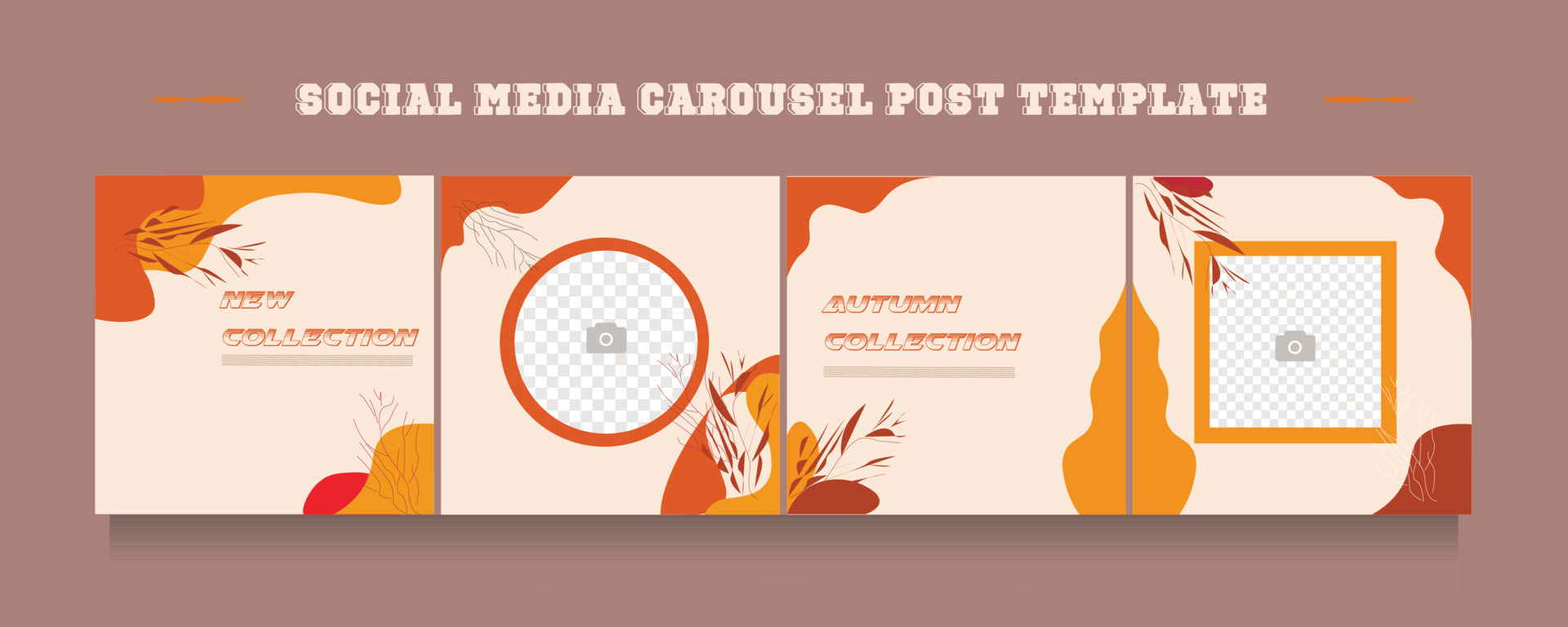 Social media carousel post template 11505489 Vector Art at Vecteezy