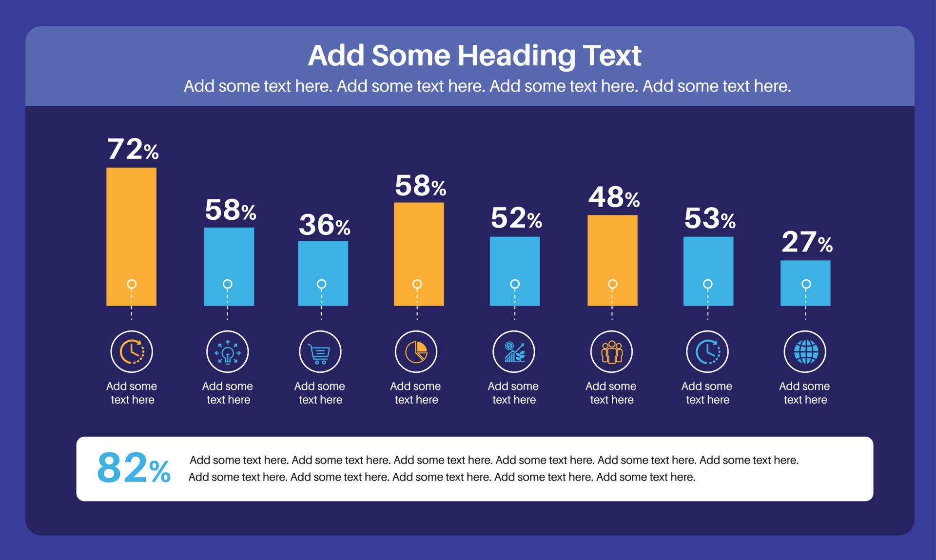 Premium quality marketing analytics bar chart presentation. Graph data ...