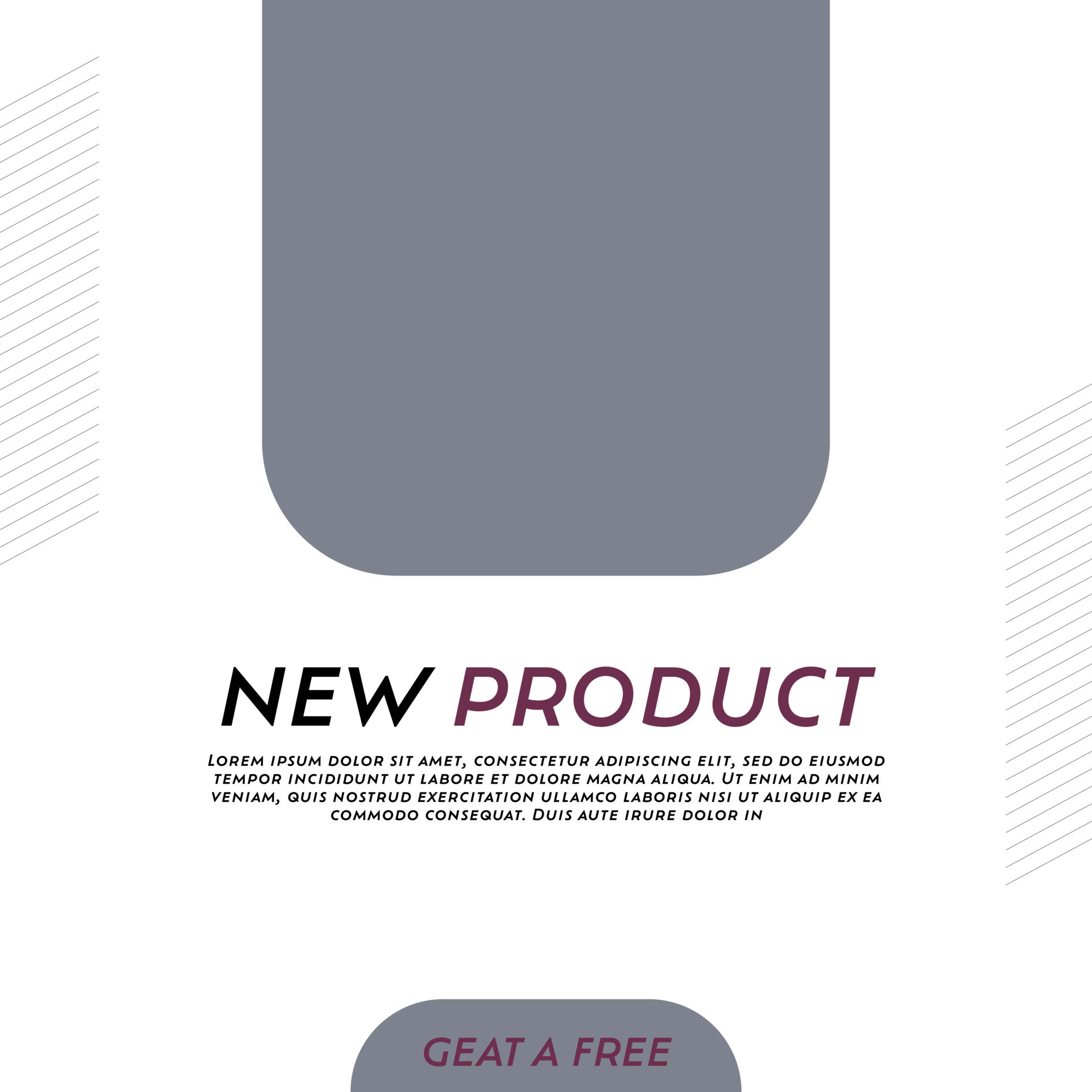 A collection of editable square promotional banner templates. with an ...