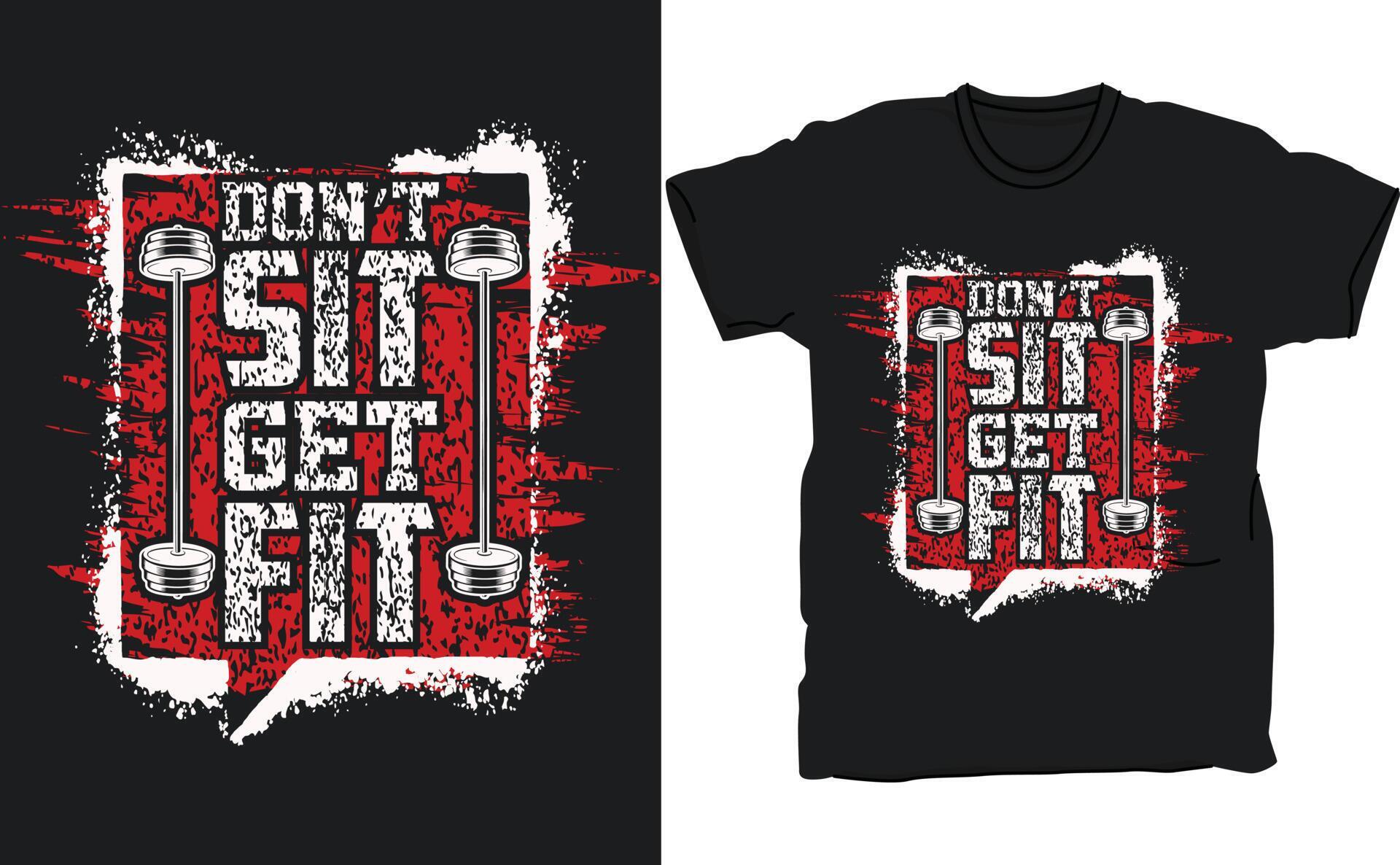 Exclusive Gym T Shirt Vector Design Template 11513174 Vector Art At