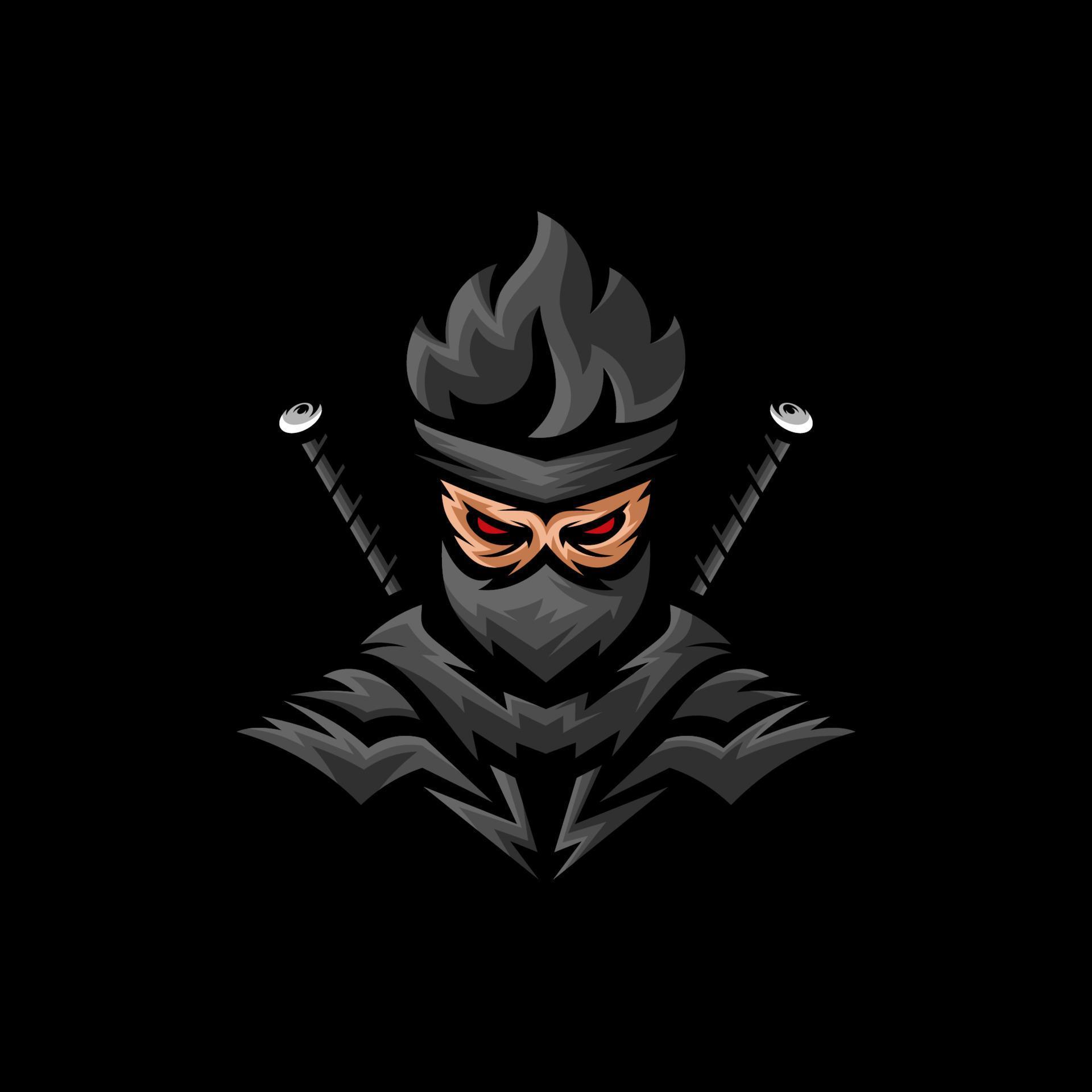 Ninja mascot esport logo vector template, Creative Ninja logo design ...
