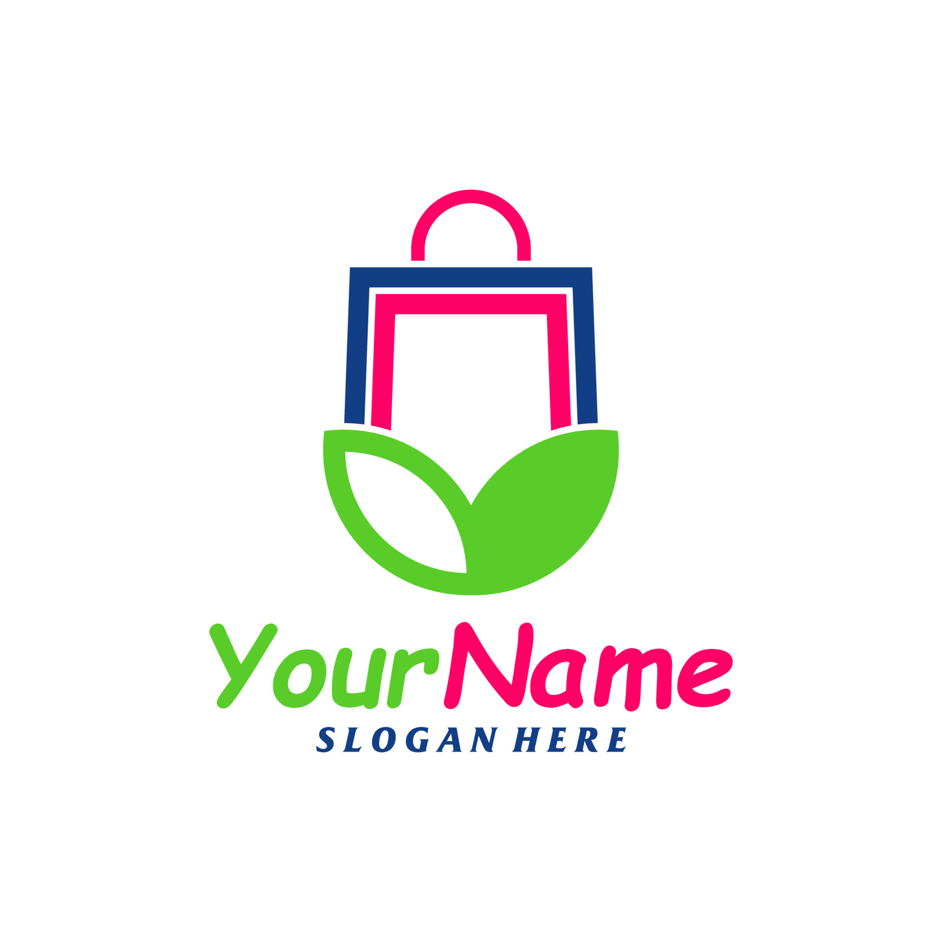 plantilla de diseño de logotipo de tienda de naturaleza. vector de ...