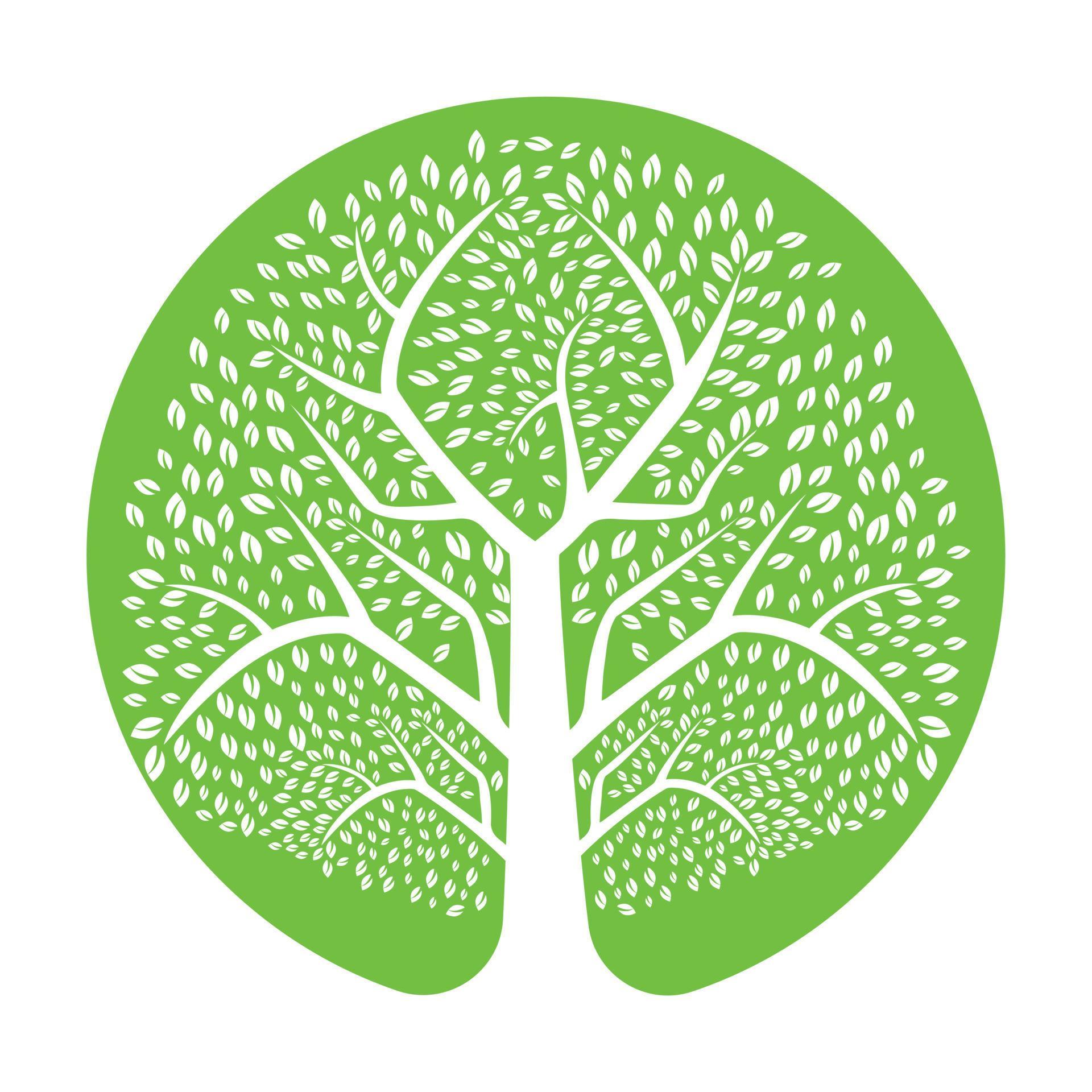Heavy Green Tree Vector Template Design. Tree Vector Design. 11514851 ...