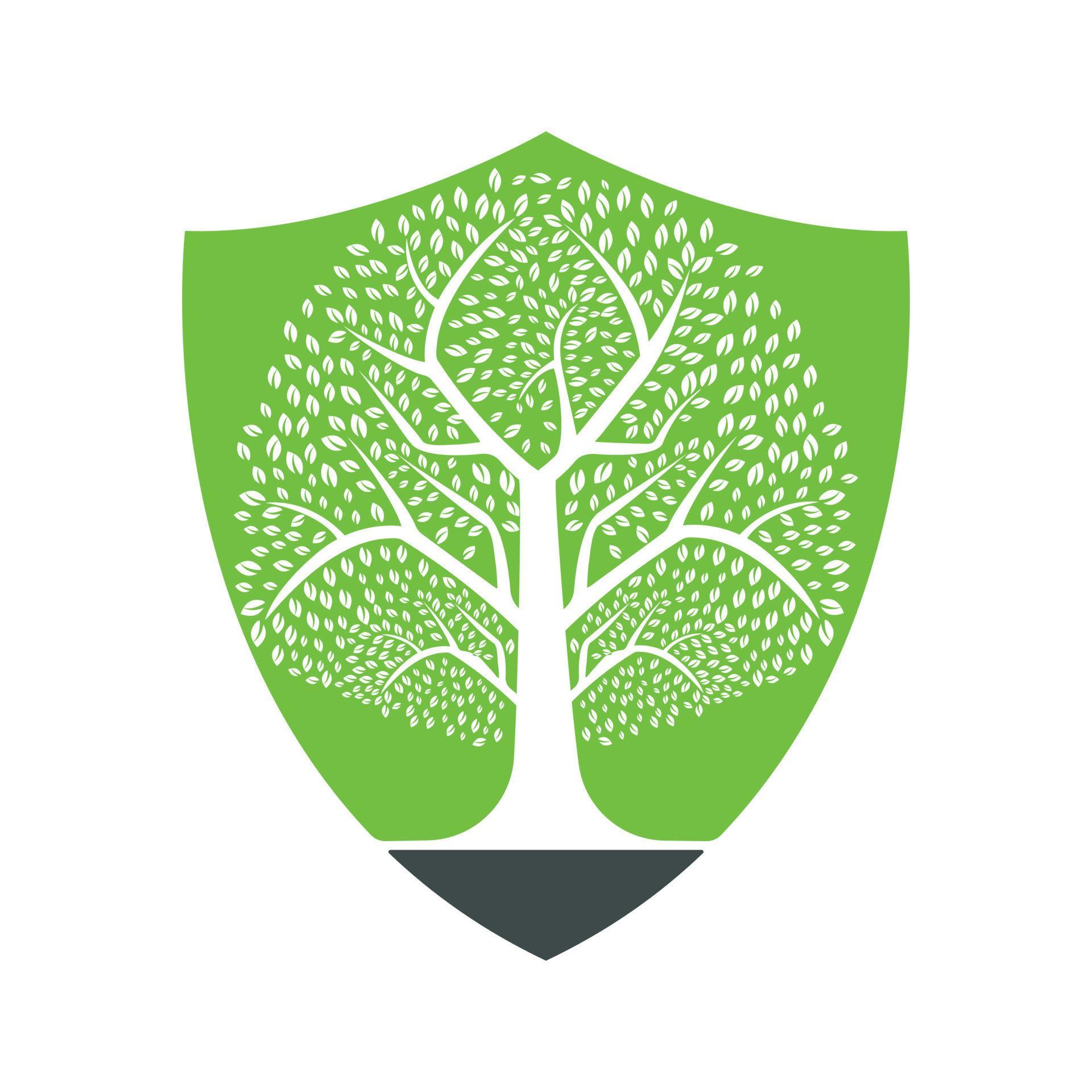 Heavy Green Tree Vector Template Design. Tree Vector Design. 11514924 ...