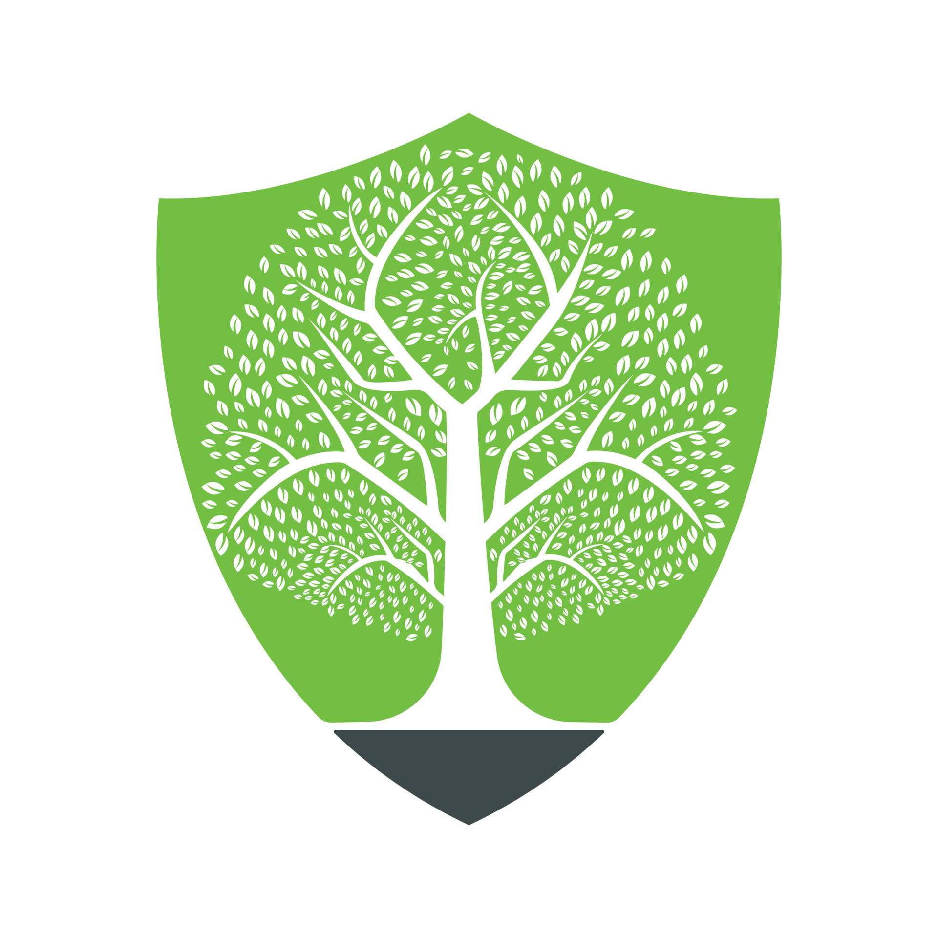 Heavy Green Tree Vector Template Design. Tree Vector Design. 11514924 ...